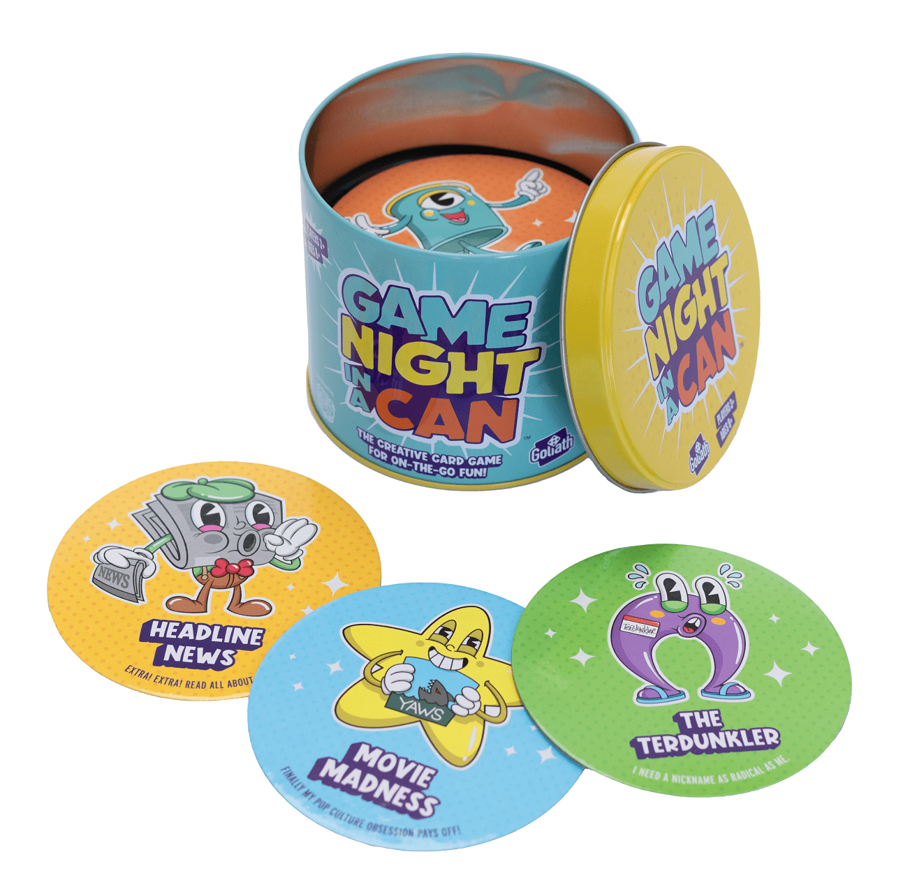 Goliath Game Night in a Can- 35 Mini Games Make One Big Game Night with ...