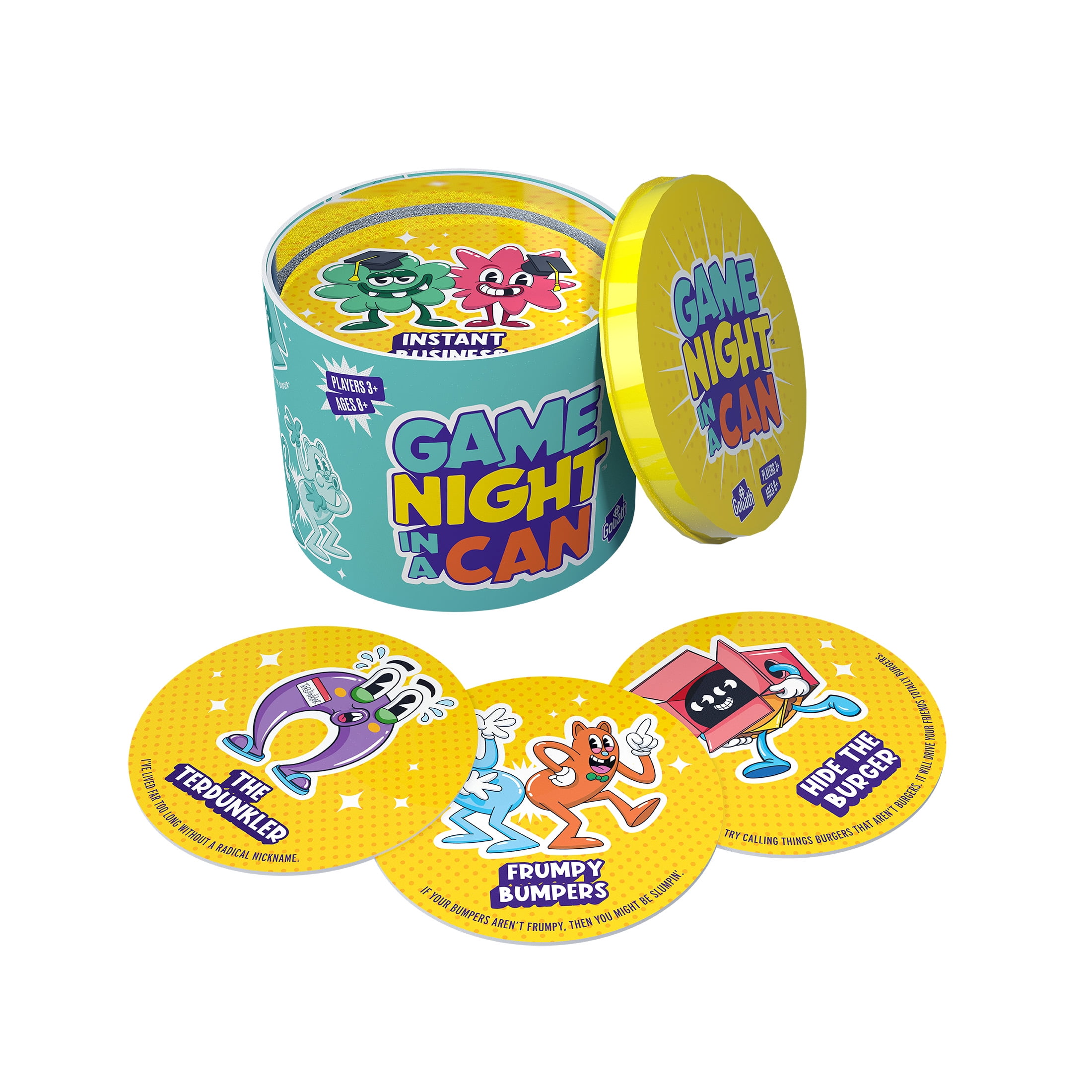 Goliath Game Night in a Can- 35 Mini Games Make One Big Game Night with ...