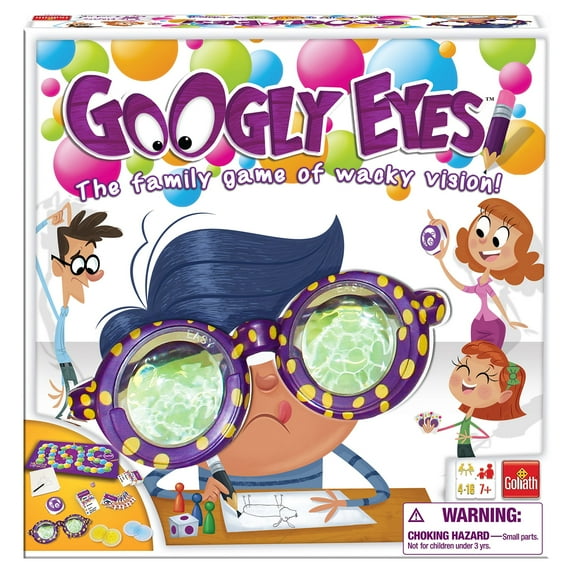 Open Box Goliath Googly Eyes Game - The Fast-Paced Family Game Where ...