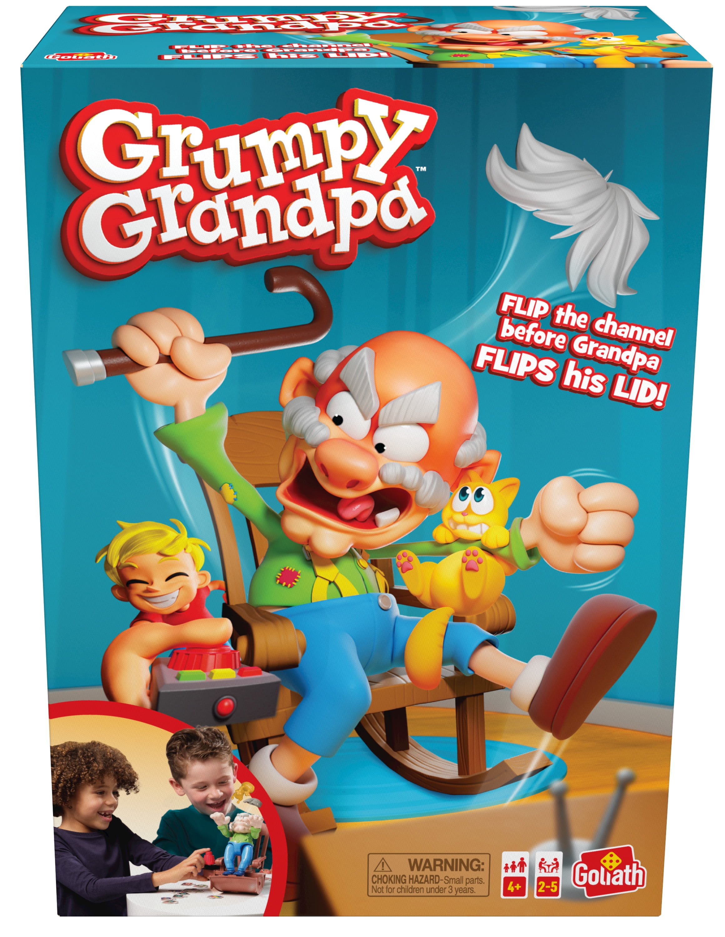 Goliath Grumpy Grandpa Game - Flip the Channel Before Grandpa Flips His ...