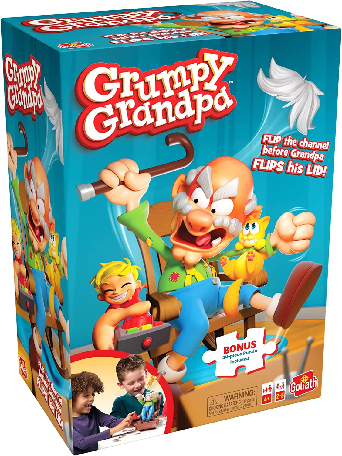 Goliath Family Board Trouble Game - Grumpy Grandpa, Ages 4 and Up, 24 ...