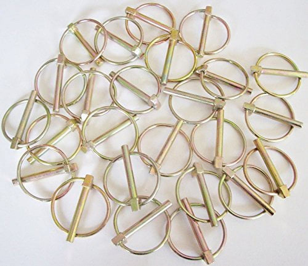 Goliath Industrial 1/4" Lynch Pin 3 Point 3PT Hitch Clips Tractor LP14 ...