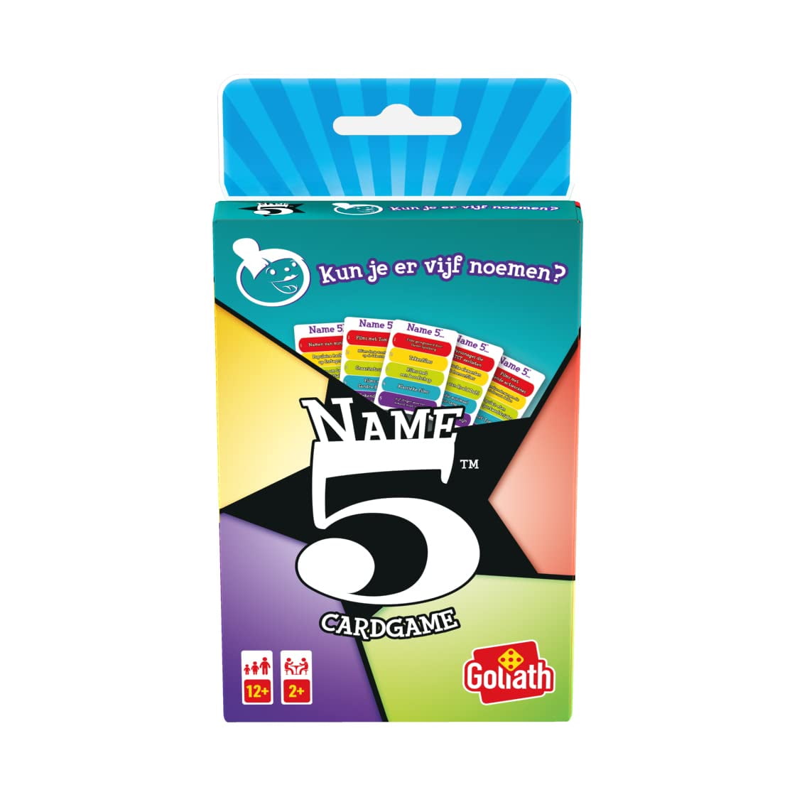 Goliath Name 5 Kaartspel, Trivia spel voor Kinderen Vanaf 12 Jaar ...