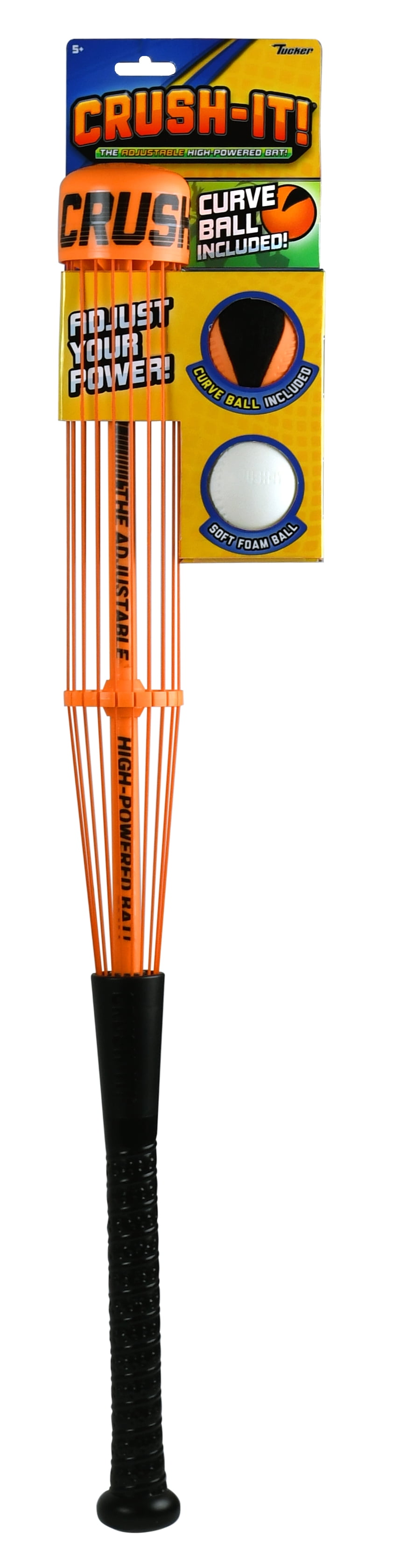 Goliath Sports Crush-It! Bat w/Curve Ball & Regular Ball - Colors May ...