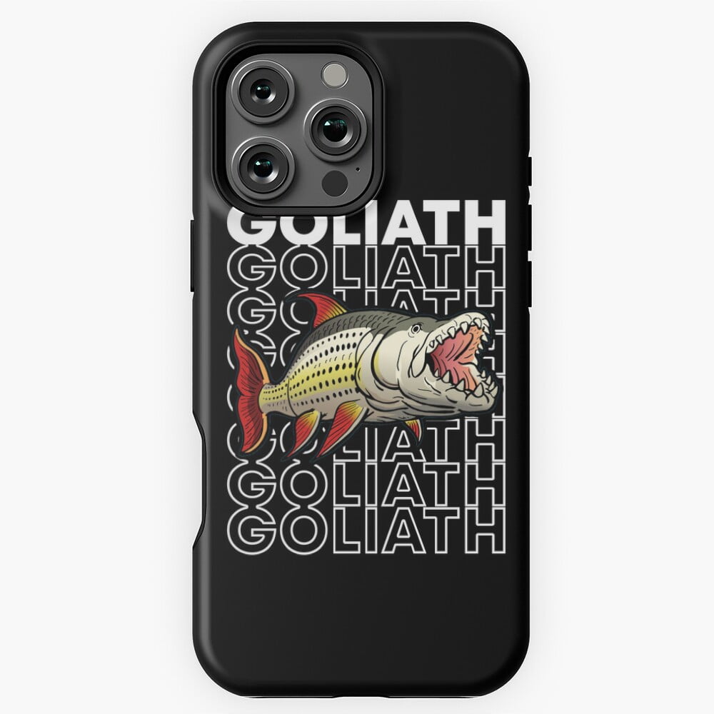 Goliath Tiger Fish Retro 80s Monster Art Phone Case with iPhone 17 to ...