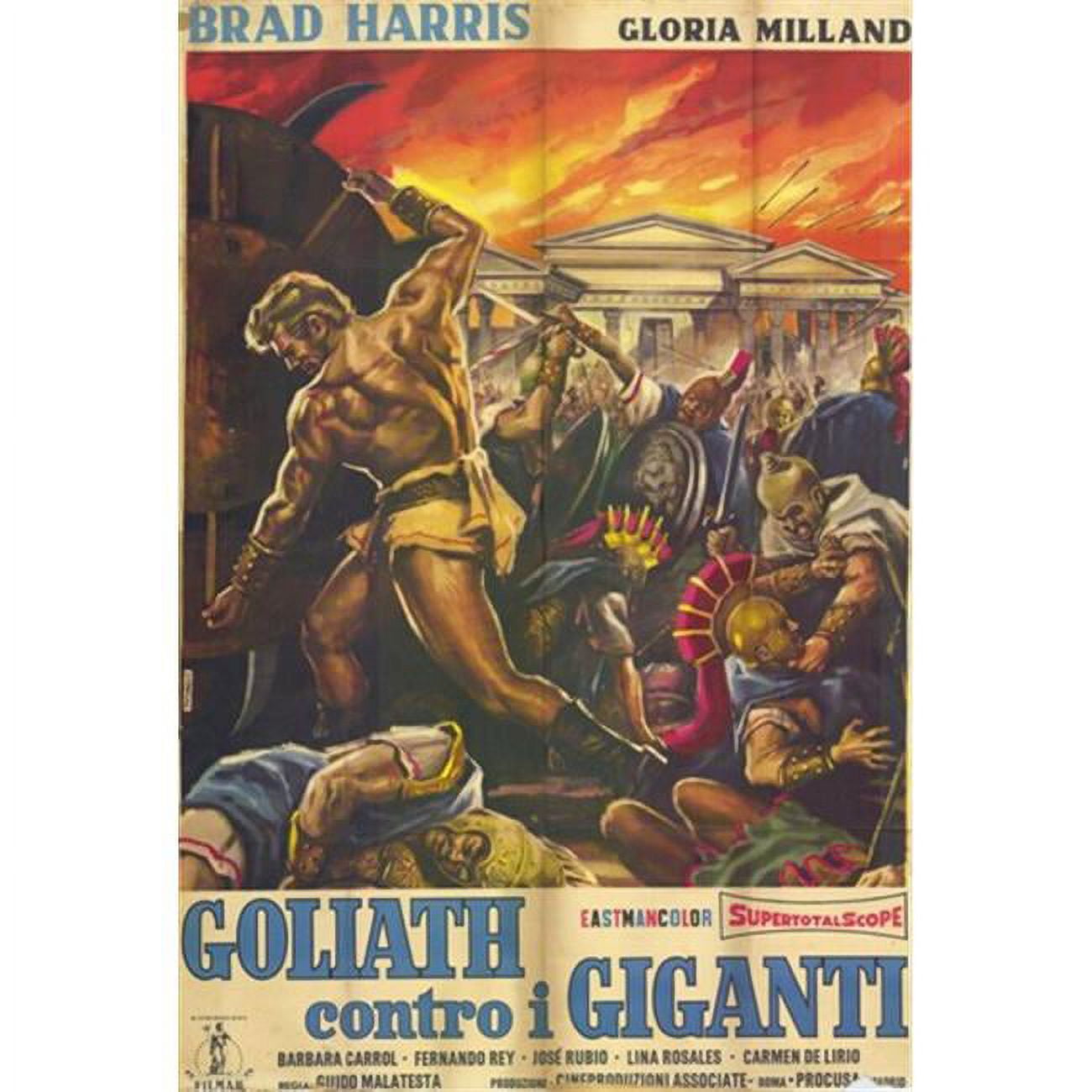 Goliath & the Giants Movie Poster - 11 x 17 in. - Walmart.com