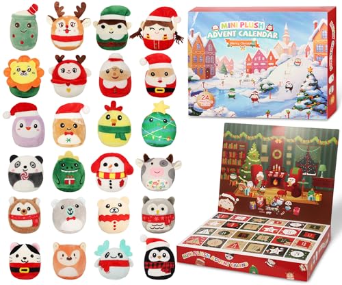 Golikin Advent Calendar 2025 Christmas Mini Plush Toys – 24 Days of 3. ...