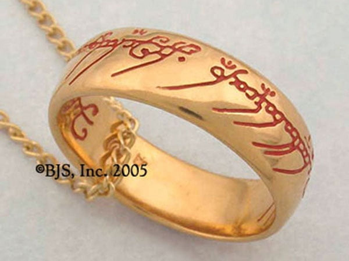 Gollum ® Gold The One Ring ™ Inspired by The Hobbit ™ The Lord of the ...