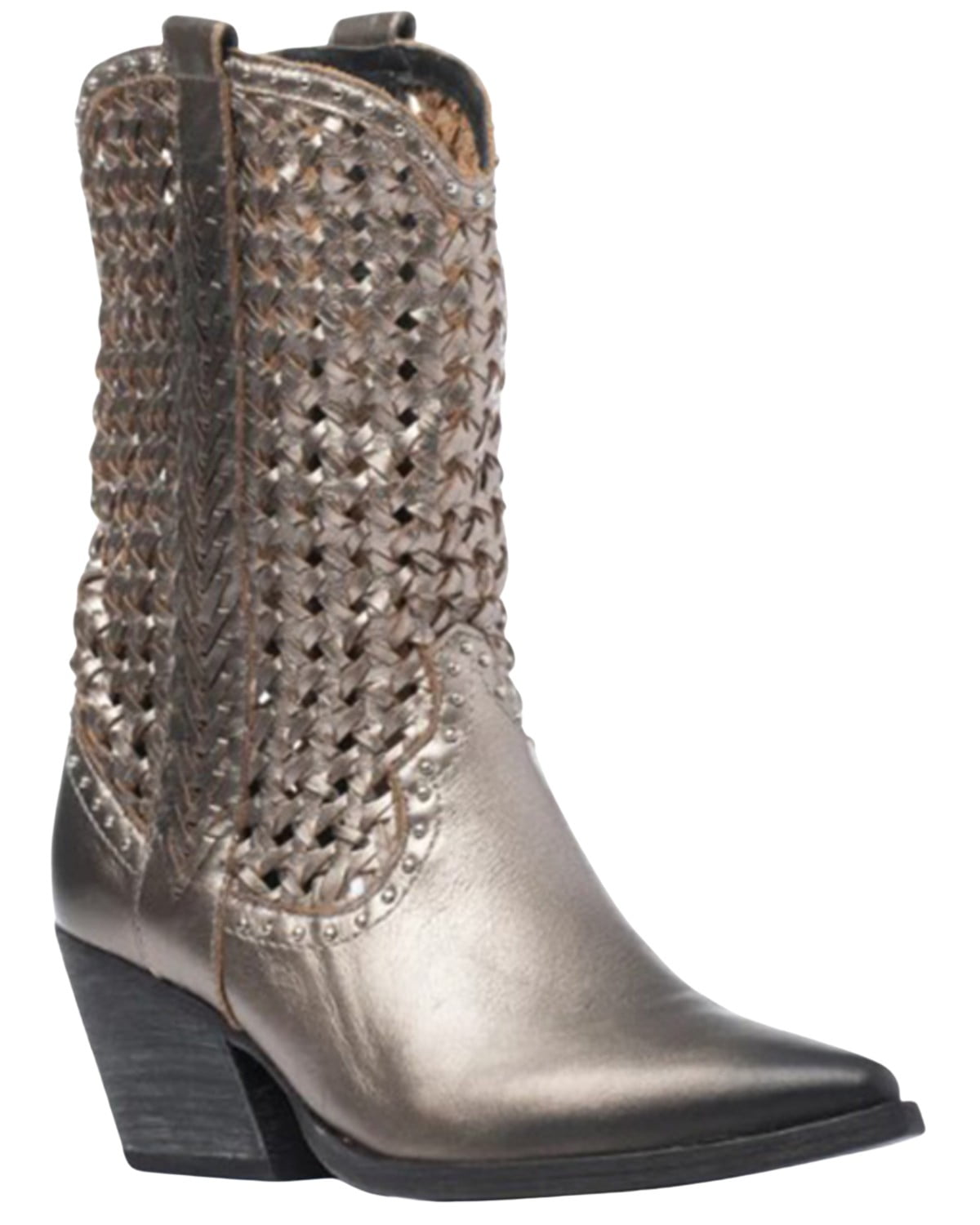 Golo Women's Reverse Woven Shaft Western Fashion Boot Snip Toe Steel ...