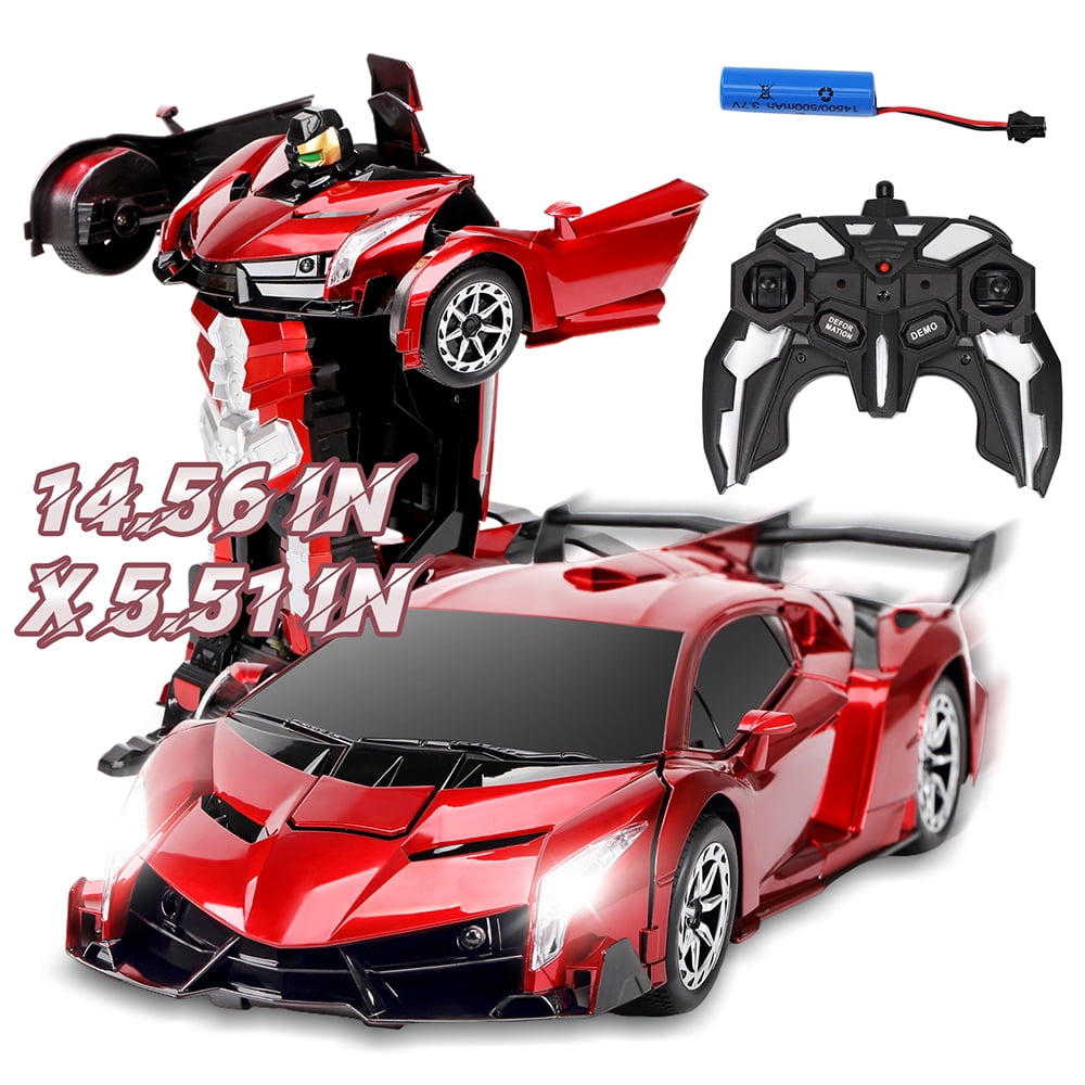Goloho Cool Transformation RC Car Toy with LED Lights & Gesture Sensing ...