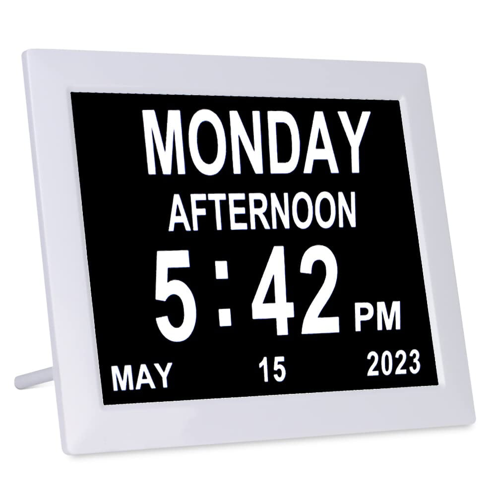 Golony 8 inch Digital Day Dementia Clock for Seniors,Alzheimers ...
