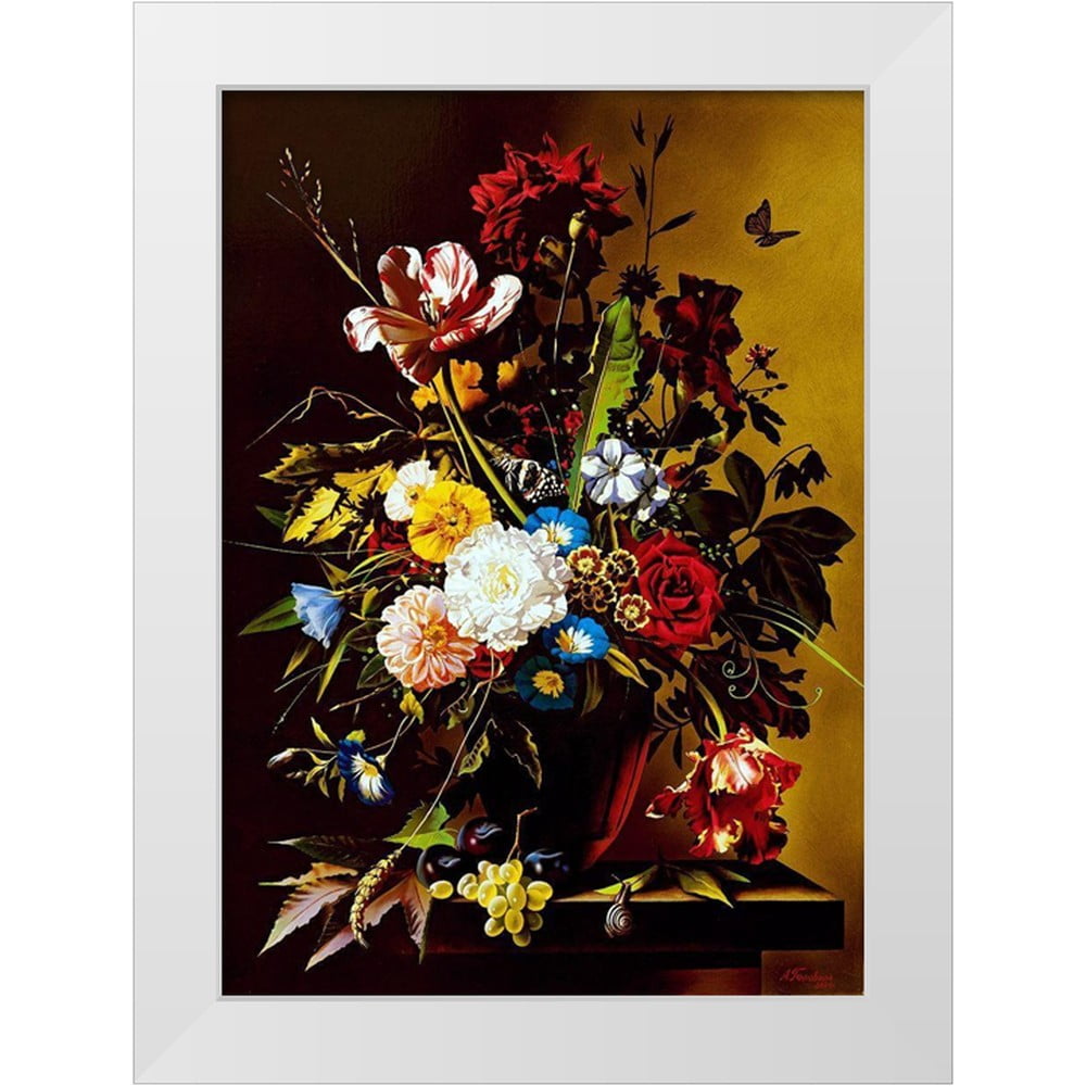 Golovin, Konstantin 14x18 White Modern Wood Framed Museum Art Print ...
