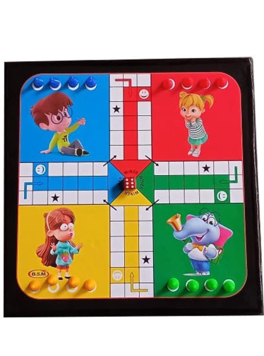 Ludo Snakes & Ladders(Small) 2 In 1 Board Game | A Classic Ludo Snakes ...