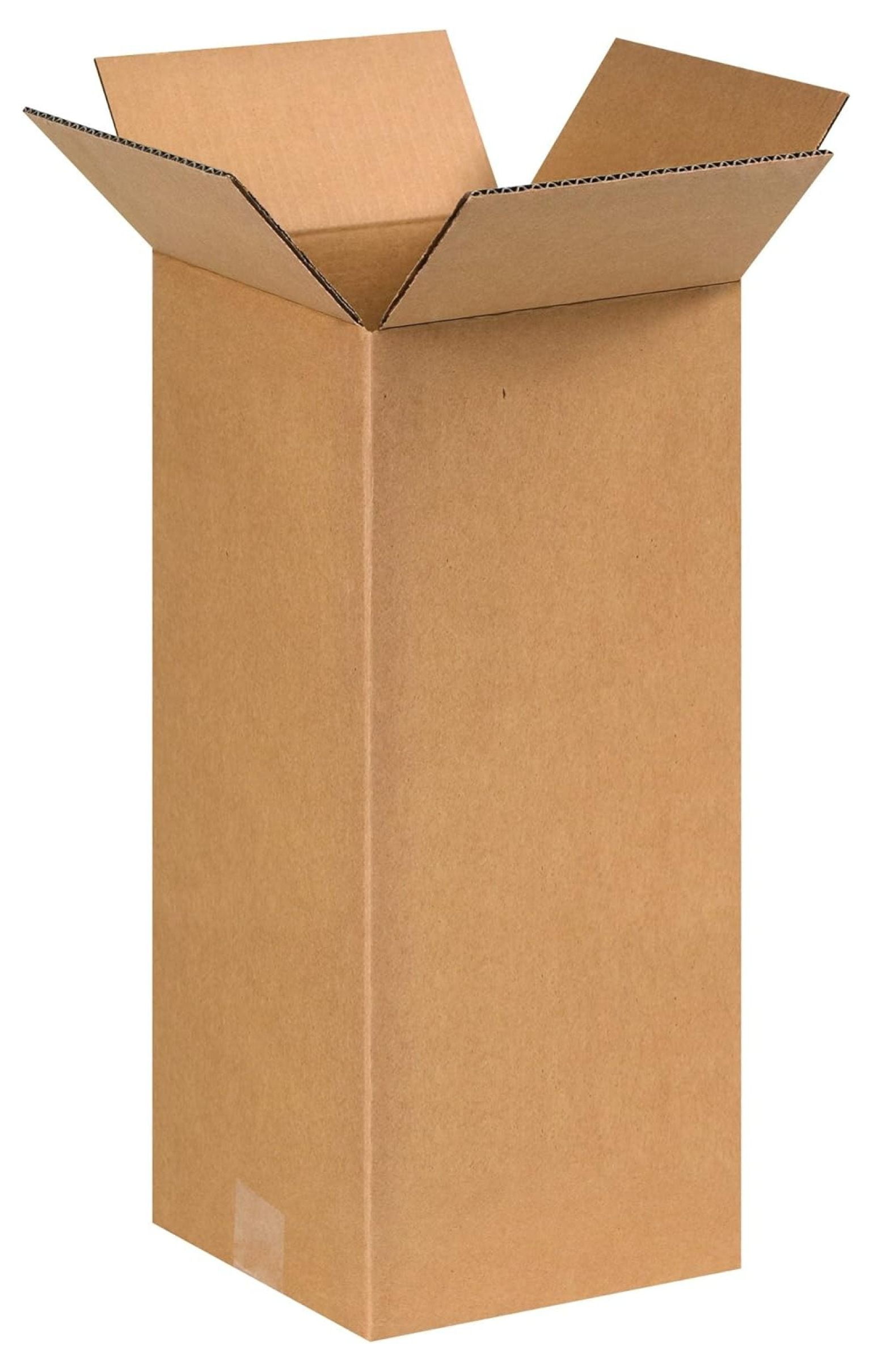 GolySw 8x8x18 Tall Corrugated Boxes, Tall, 8L x 8W x 18H, Pack of 25 ...