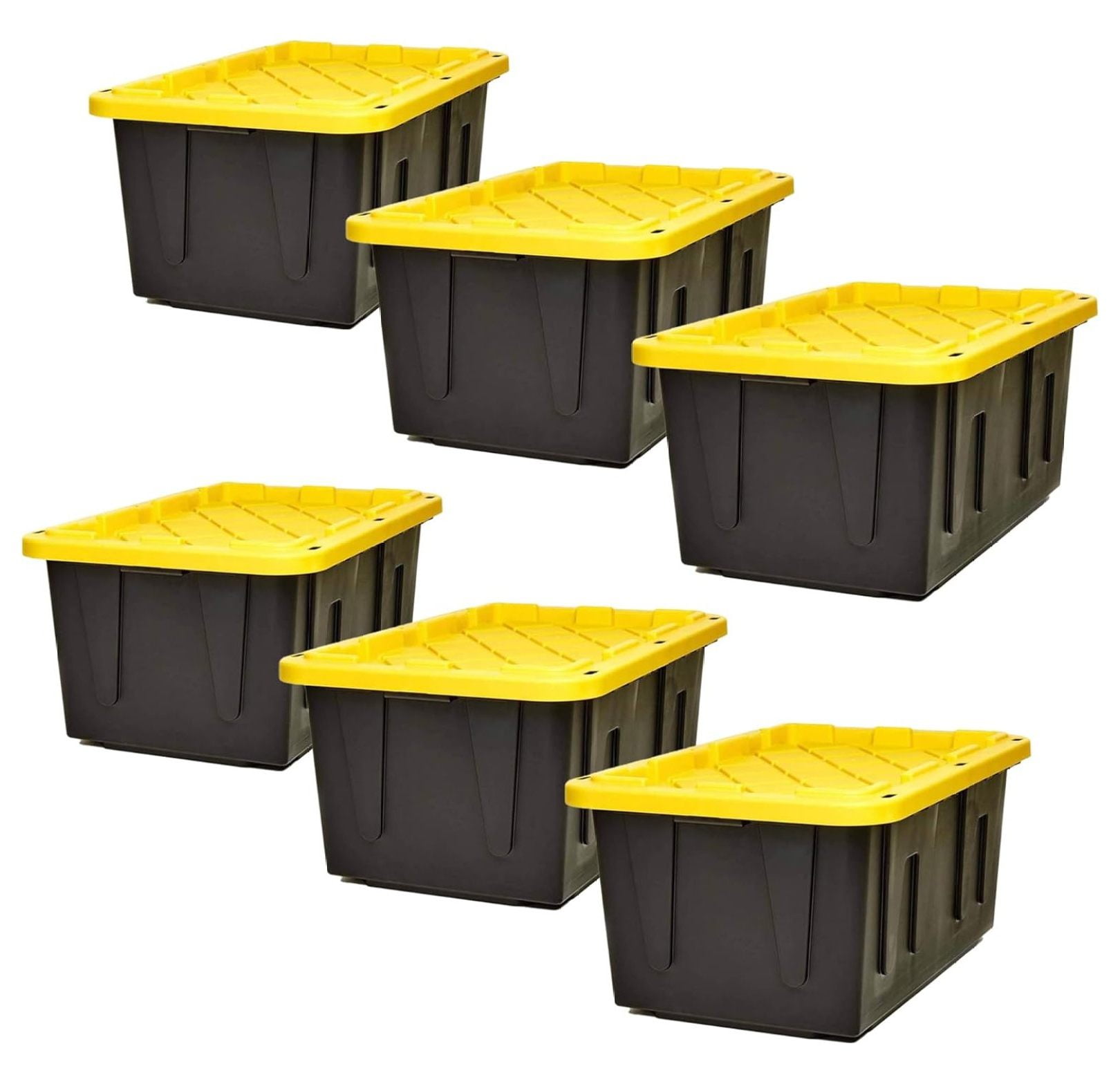 GolySw Durabilt 15 Gallon Stackable Home Storage Container Bins Heavy ...