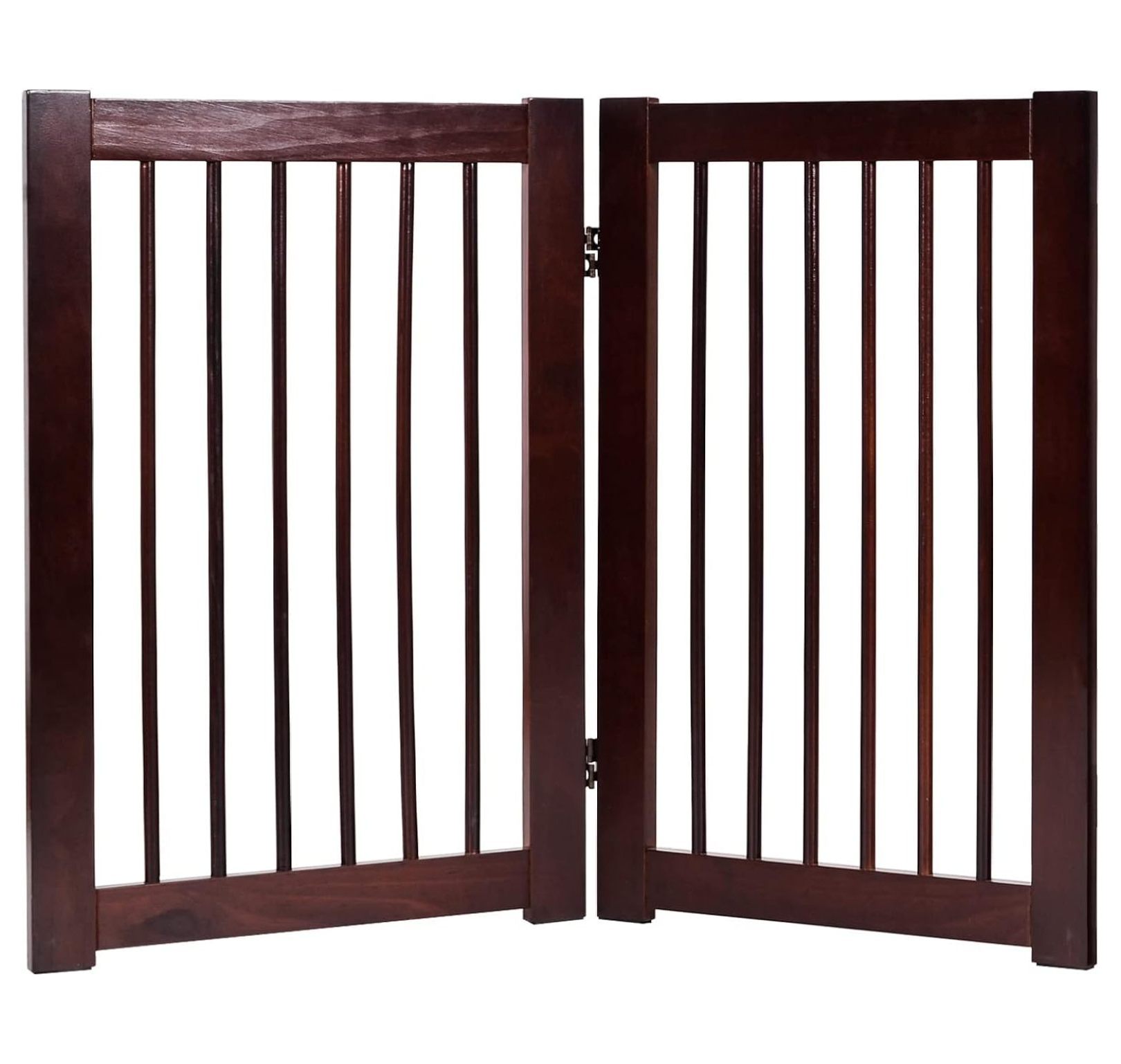 GolySw Freestanding Configurable Dog Gate Extension Kit, 2 Panel 40 ...