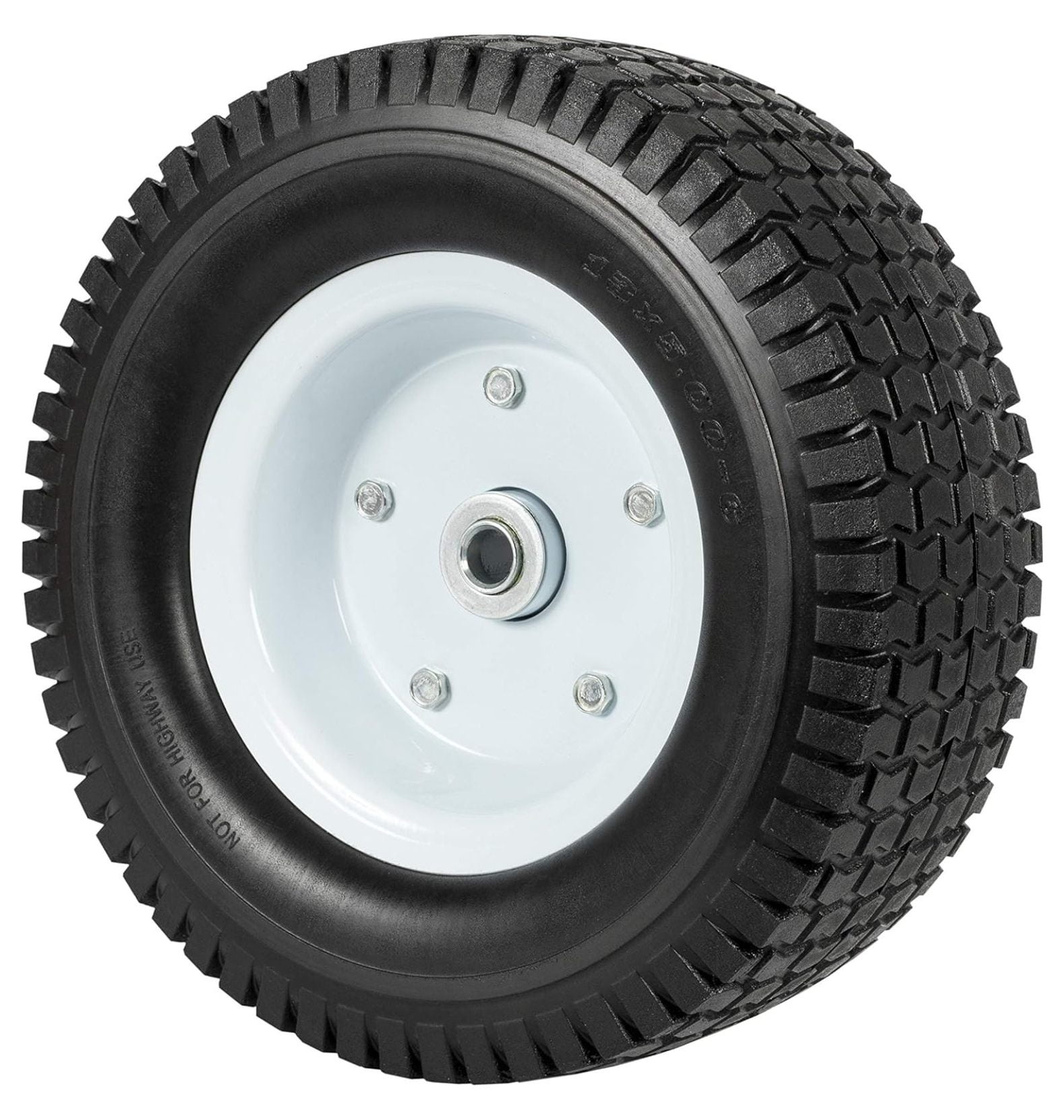 GolySw Heavy Load Flat Extra Wide Wagon Dolly Cart Tire (11-3/4 ...