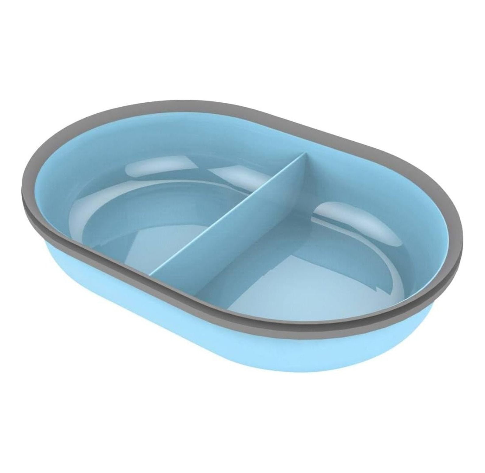 GolySw Split Bowl Blue - Walmart.com