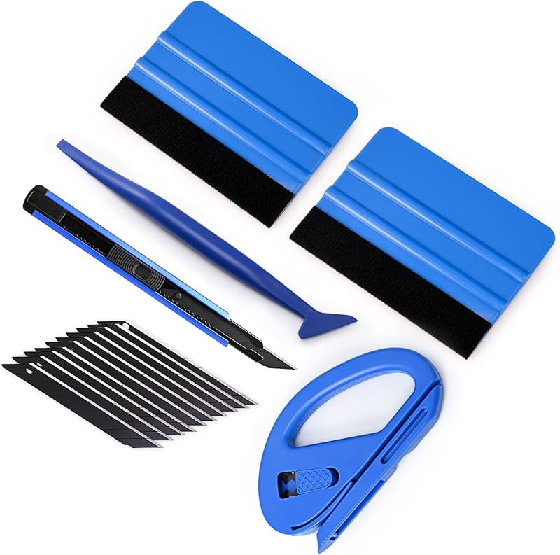 Gomake Vehicle Vinyl Wrap Tool Kit Window Tinting Tool Include 4 Inch ...