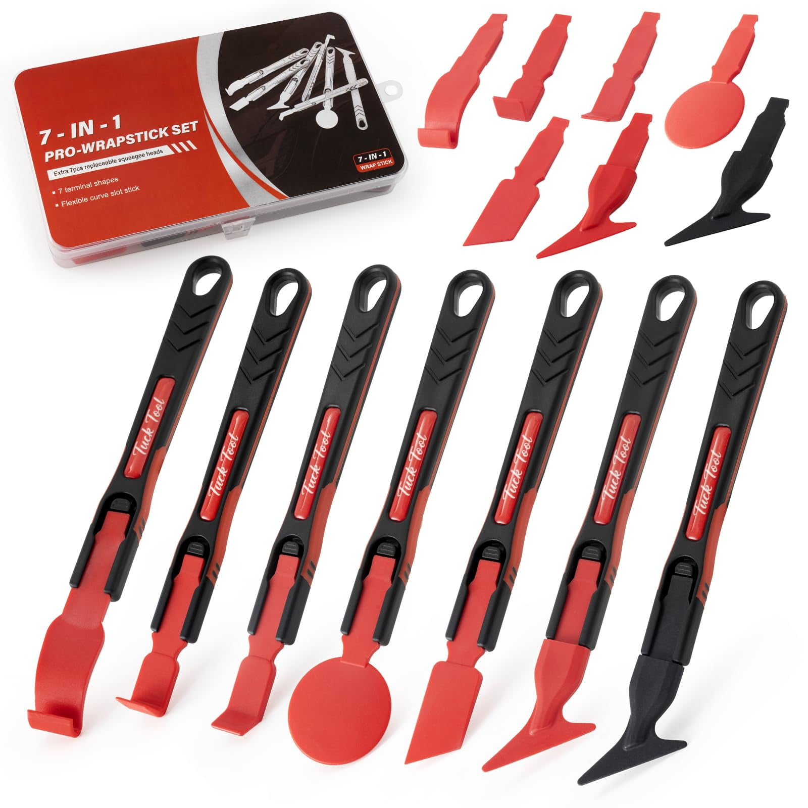 Gomake Vinyl Wrap Stick Squeegee Window Tint Tool in 1 Micro Wrap Stick ...