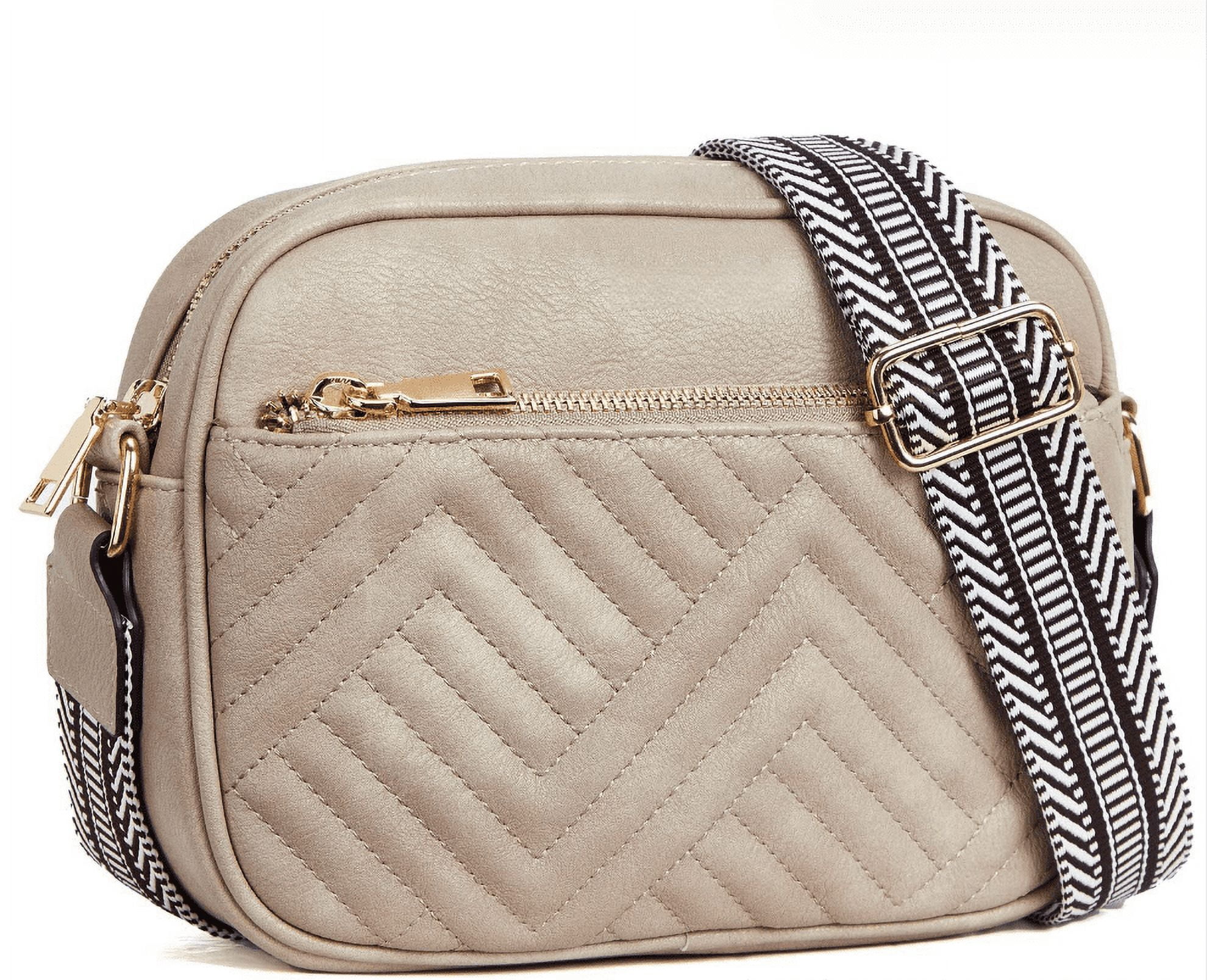 Gomayee Quilted Crossbody Bags for Women Vegan Leather Purses Small ...