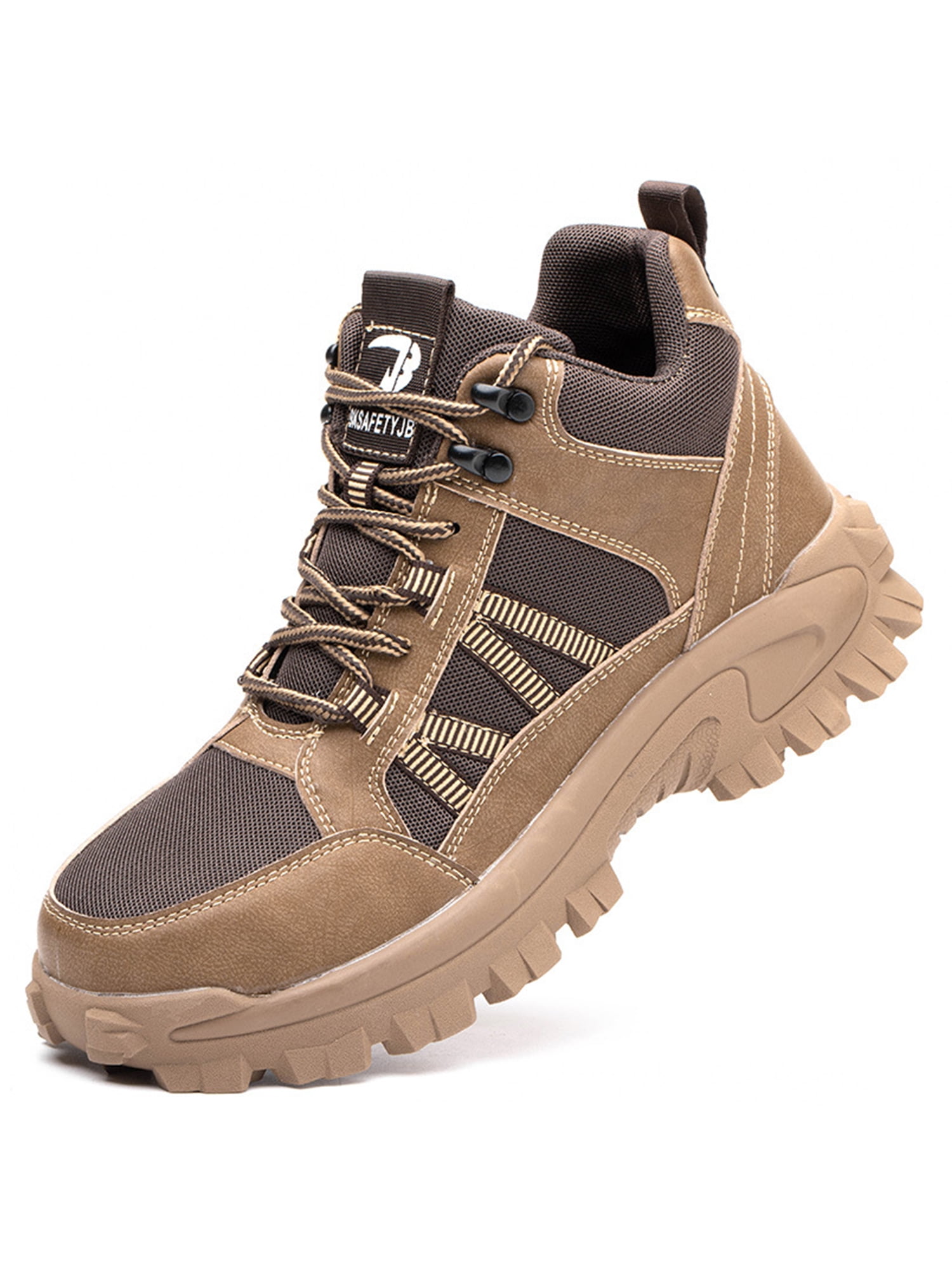 Gomelly Women Safety Shoe High Top Protection Boot Steel Toe Work Shoes ...