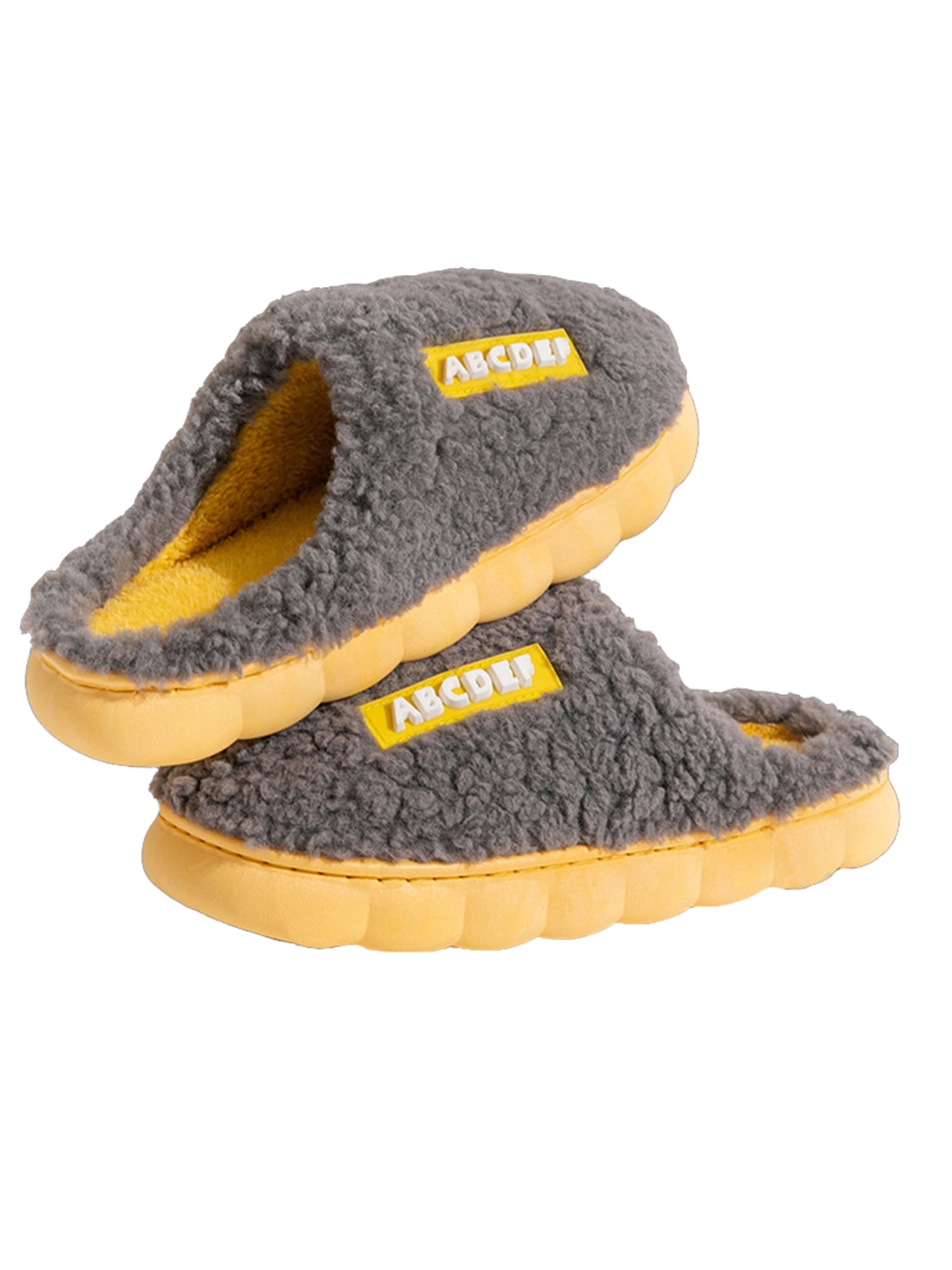 Gomelly Womens Clog Slipper House Plush Slippers Slip On Slides Non ...