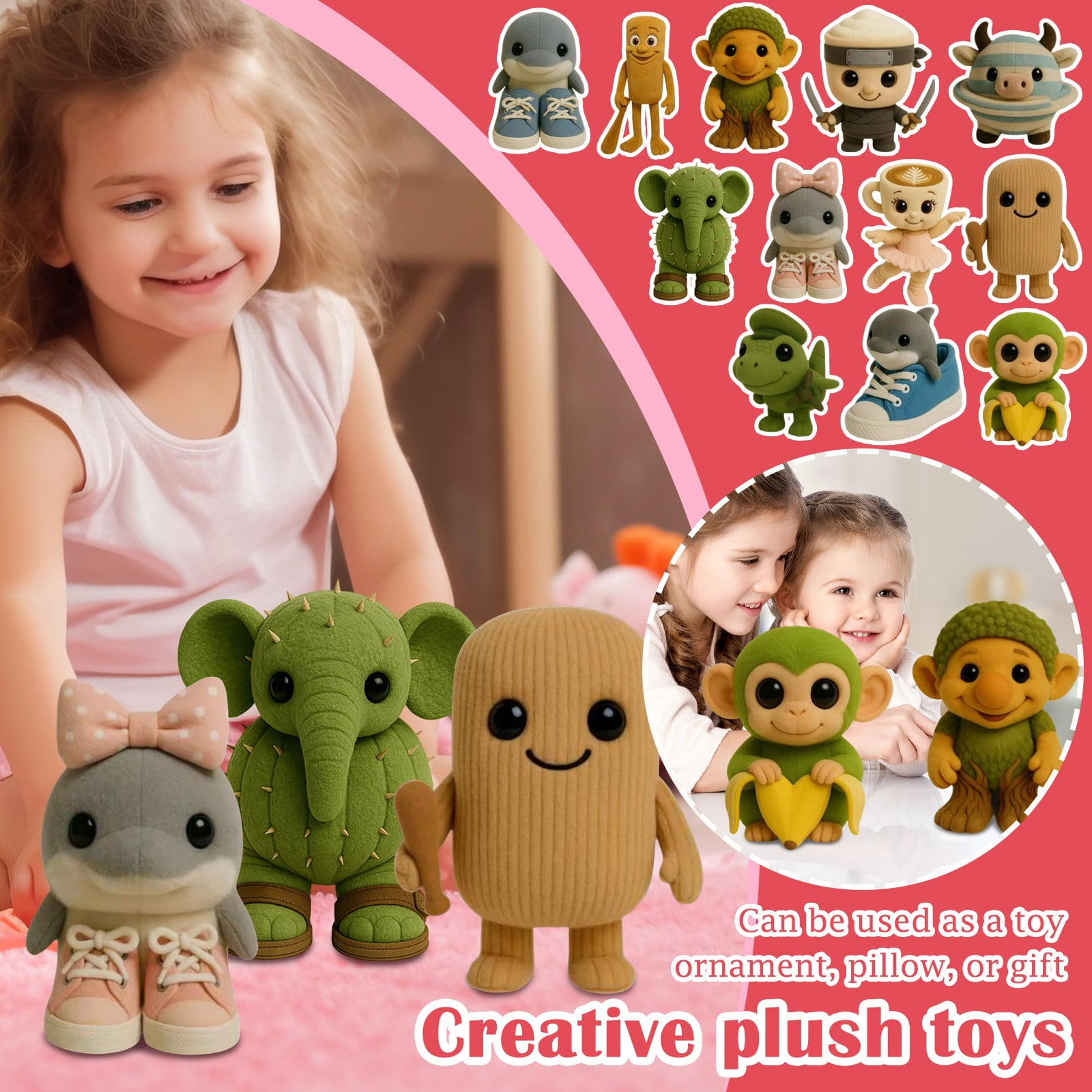 Gomind 12 inches Brr Brr Patapim Plush Toys, AI Italian Animals Throw ...