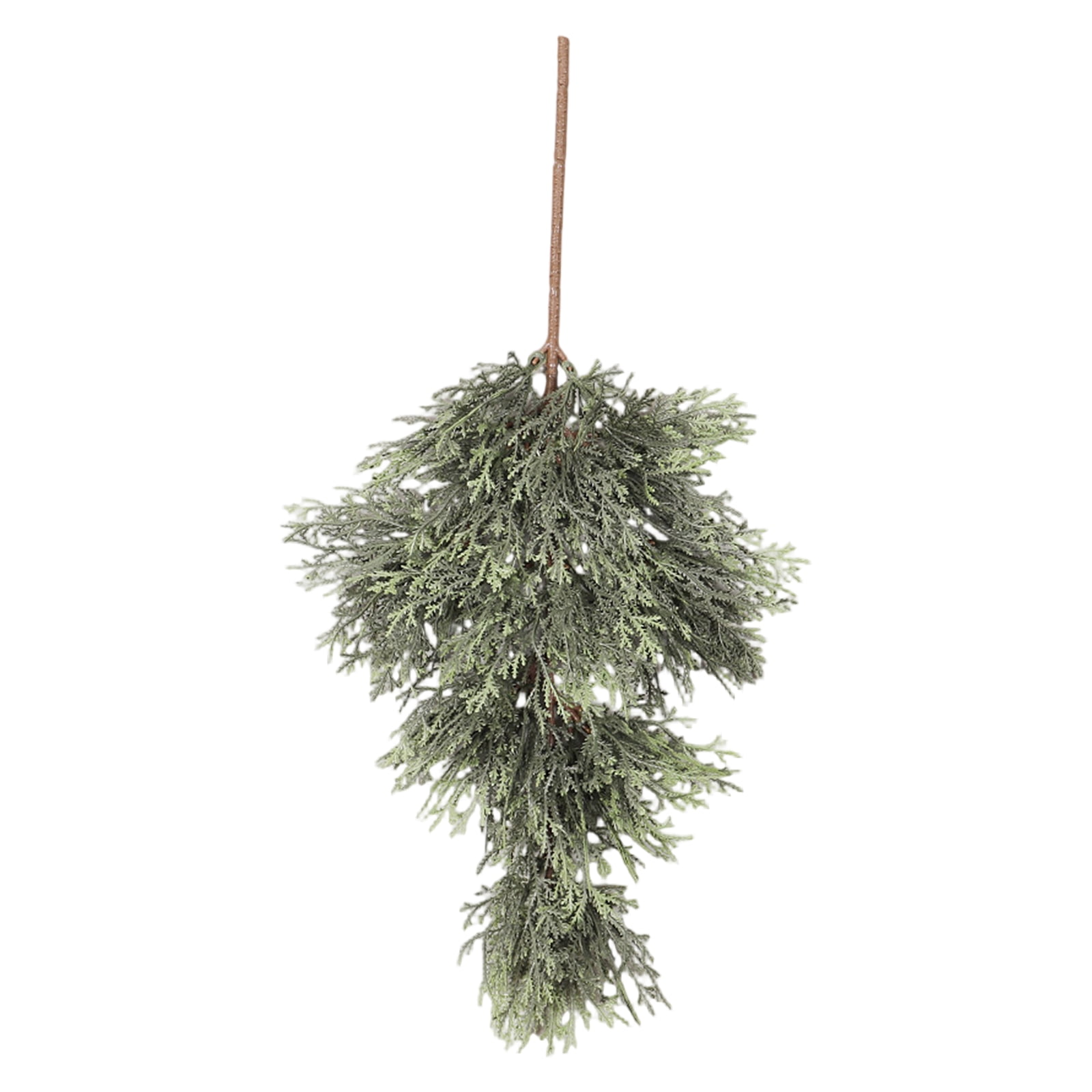 Gomind 21" Extra Length Artificial Christmas Teardrop Swag, Faux Pine ...