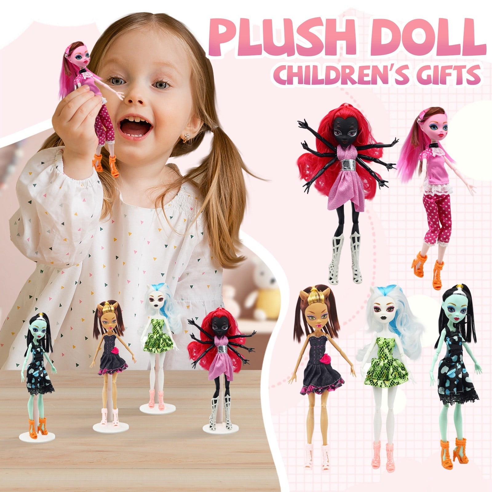 Gomind 4 inch Monster: High Doll Action Figure Collectible Anime Merch ...