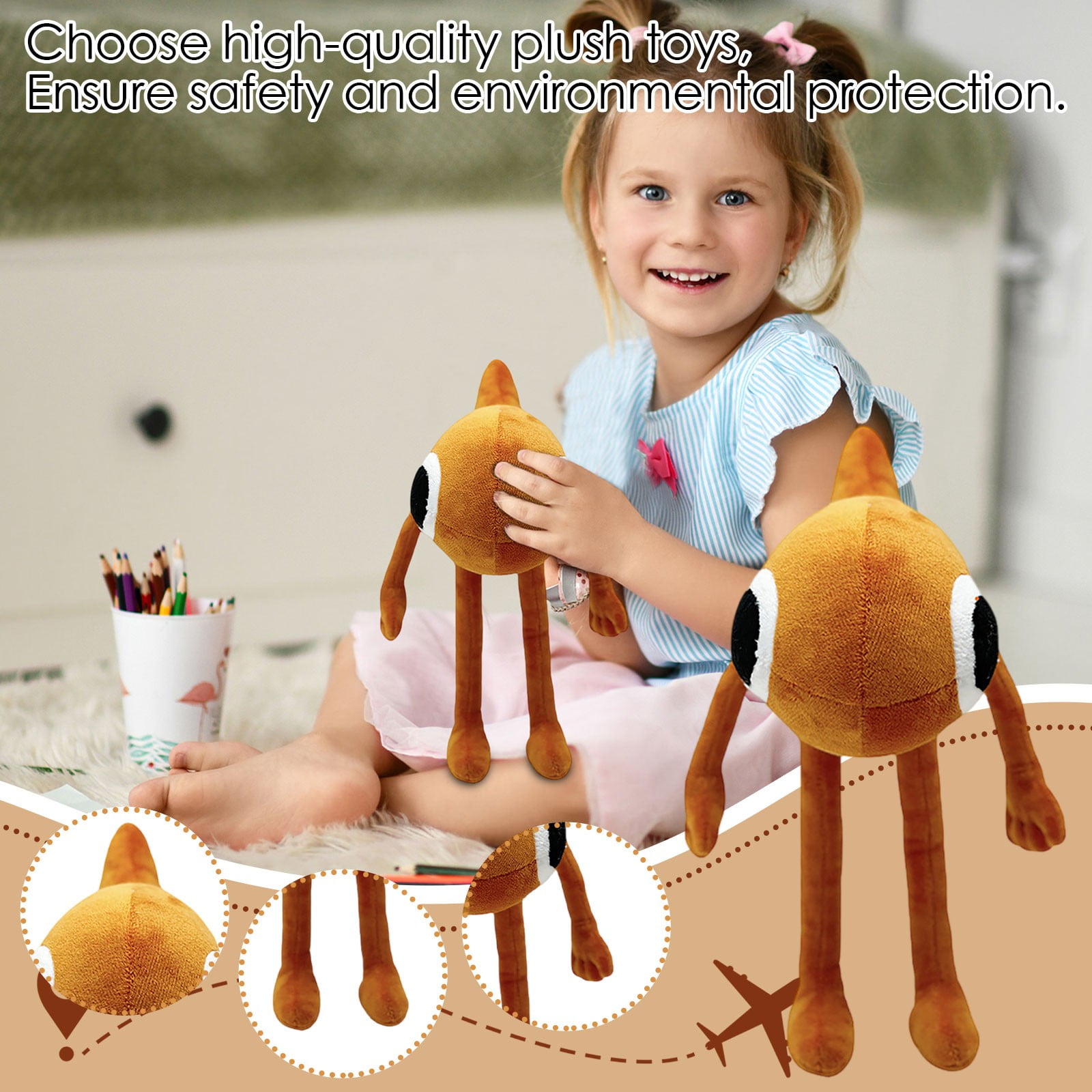 Gomind 9.5 inches le Poisson Steve Plush Toys, le Poisson Steve Stuffed ...