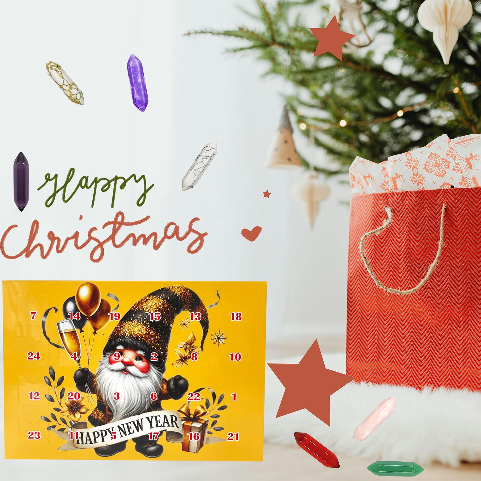 Gomind Advent Calendar 2025, Rock Advent Calendar 2024 Adult, Kids, Boys, Girls, Teen Girls ...