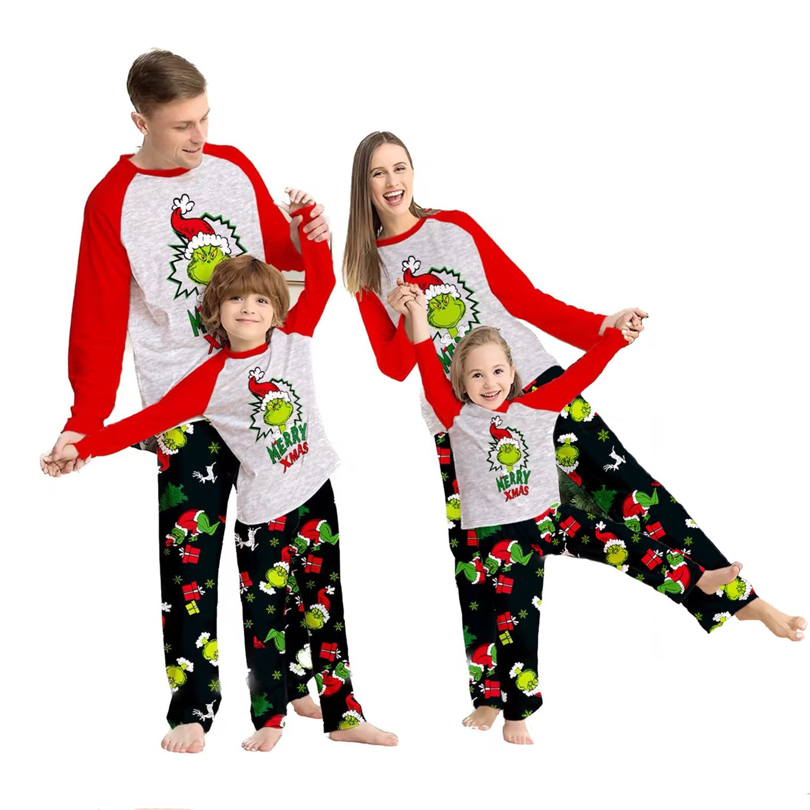 Gomind Grinch Christmas Pjs 2-Piece Matching Sets for Family, Christmas ...