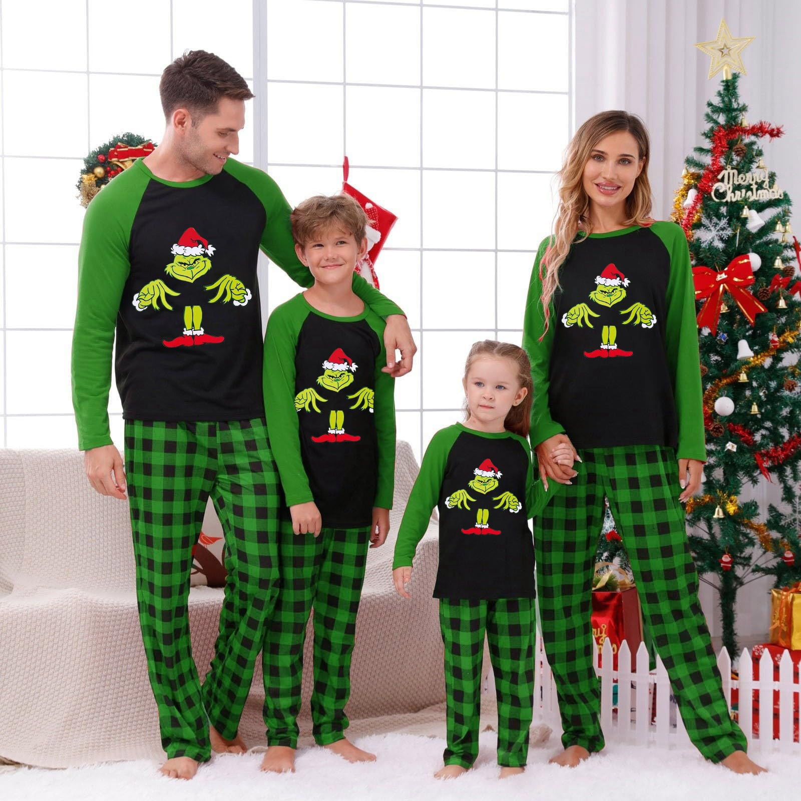 Gomind Grinch Christmas Pjs Matching Sets for Family, Christmas Grinch ...