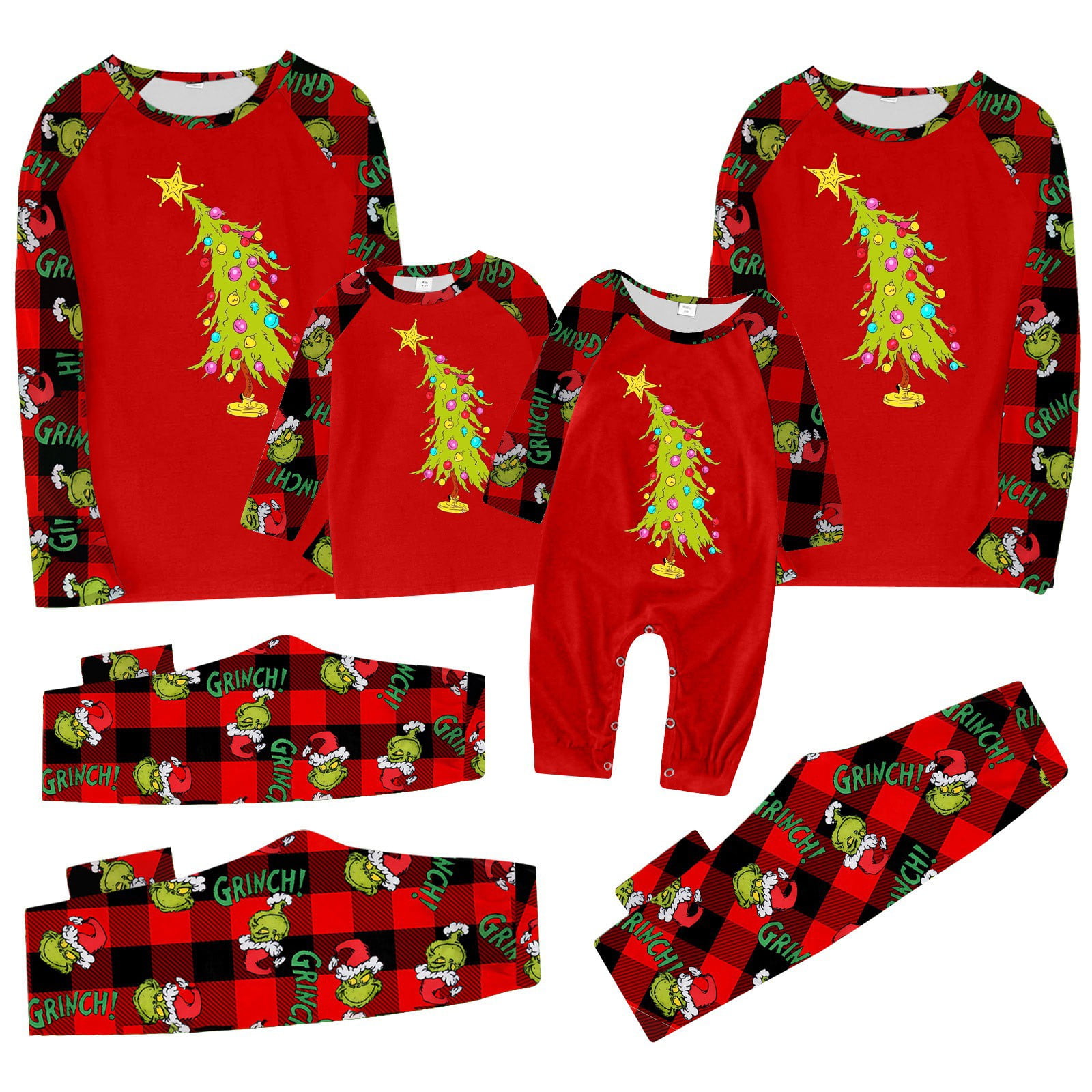 Gomind Grinch Christmas Pjs Matching Sets for Family, Christmas Grinch ...