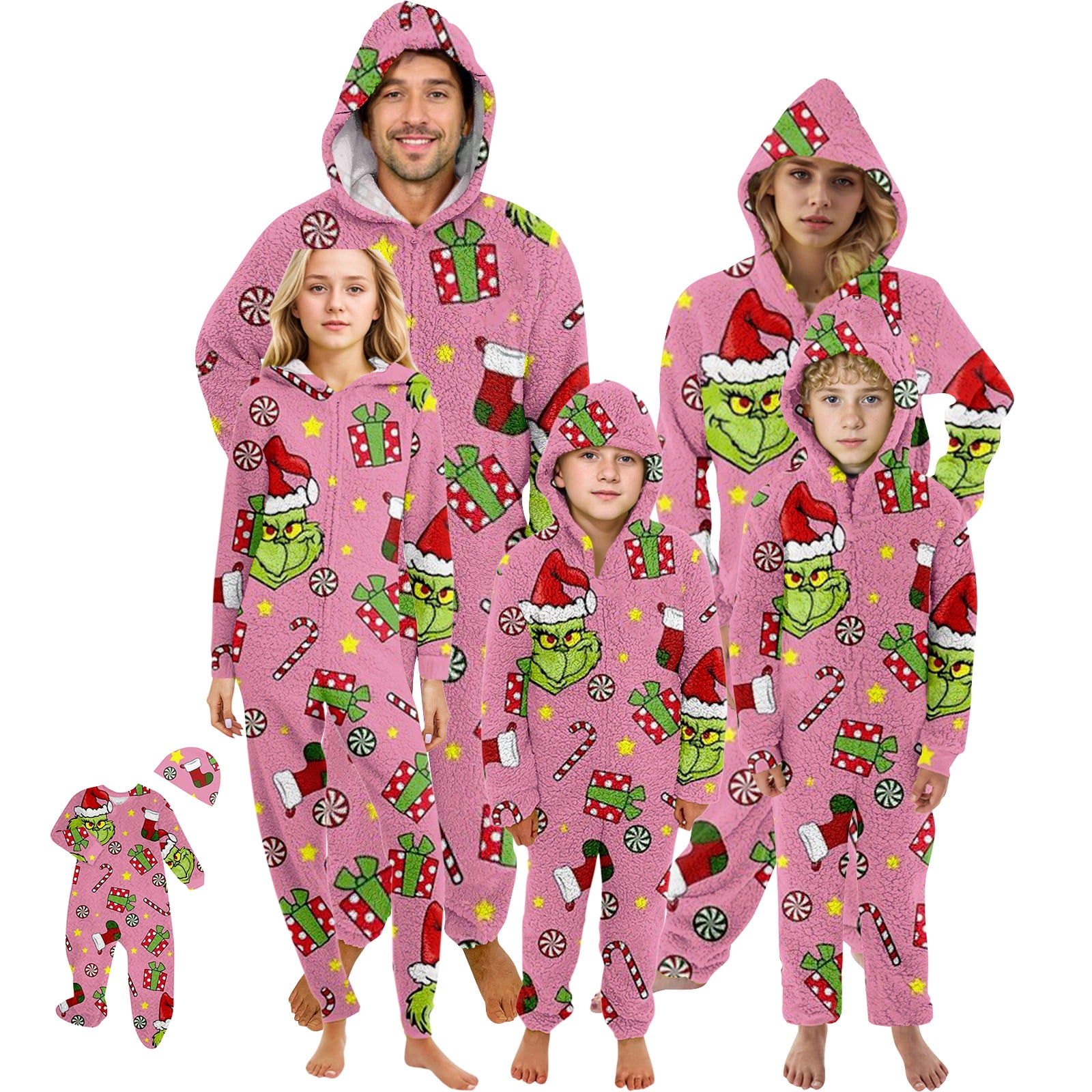 Gomind Grinch Christmas Pjs Matching Sets for Family, Christmas Grinch ...