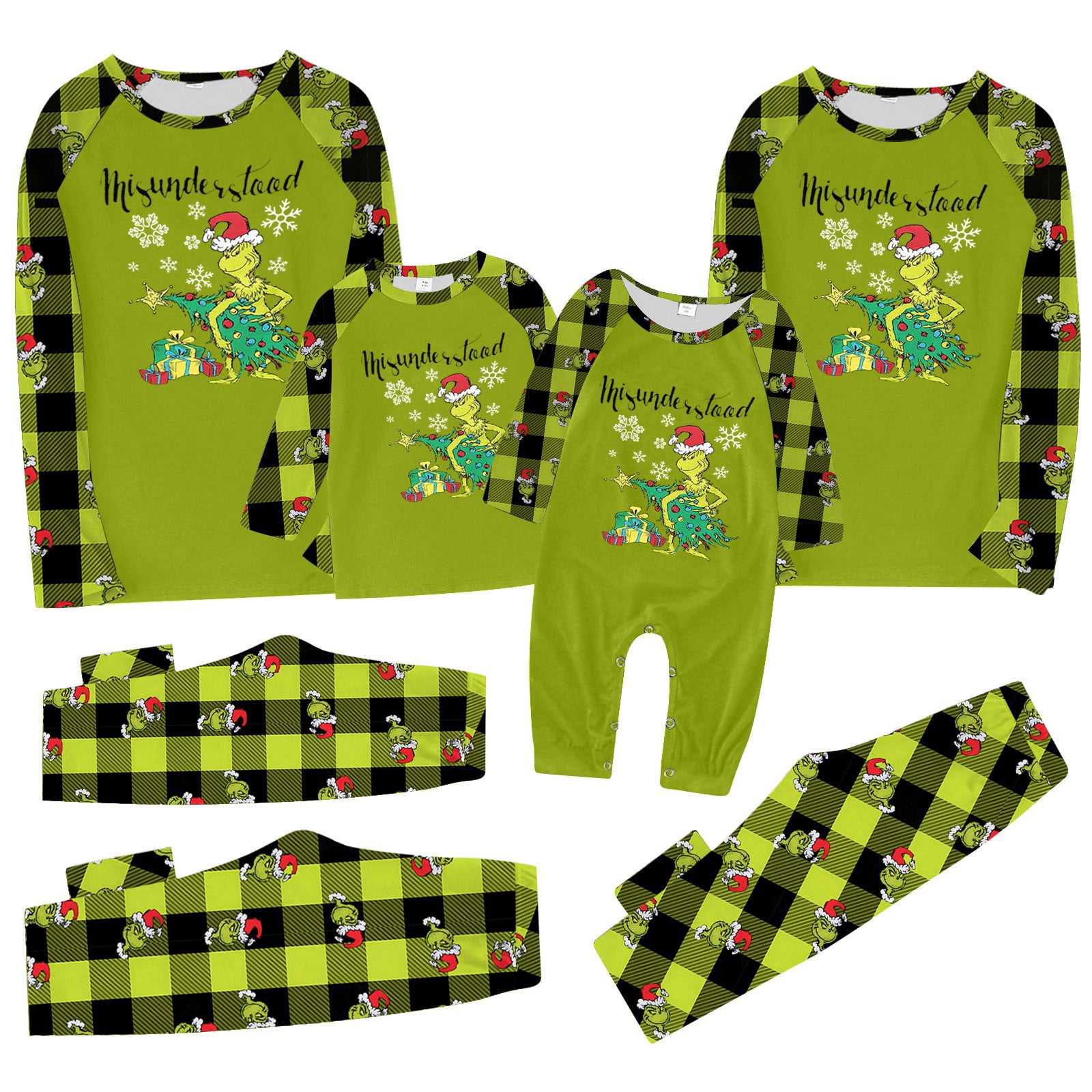 Gomind Grinch Christmas Pjs Matching Sets for Family, Christmas Grinch ...