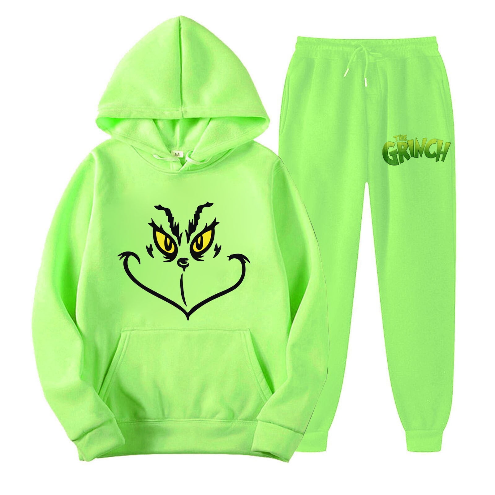 Gomind Grinch Pullover Hoodies Workout Outfit Sets for Women Two-Piece ...