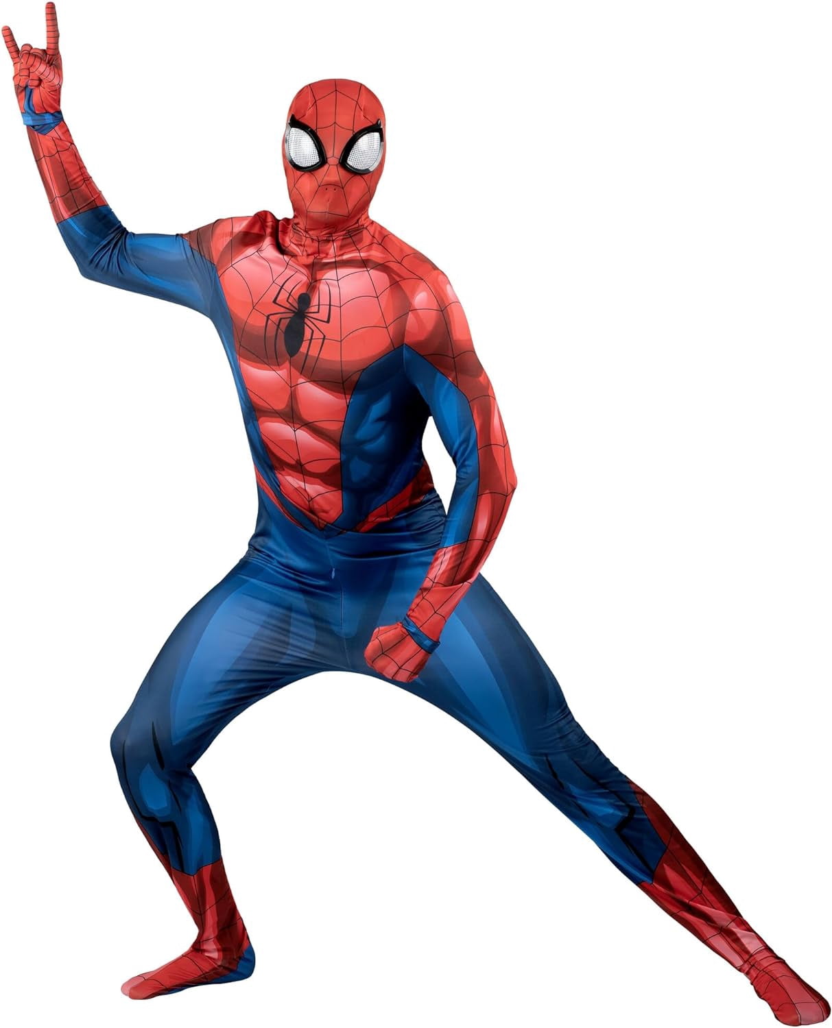 Gomind Spider-Man Official Adult Deluxe Zentai Suit - Spandex Jumpsuit ...