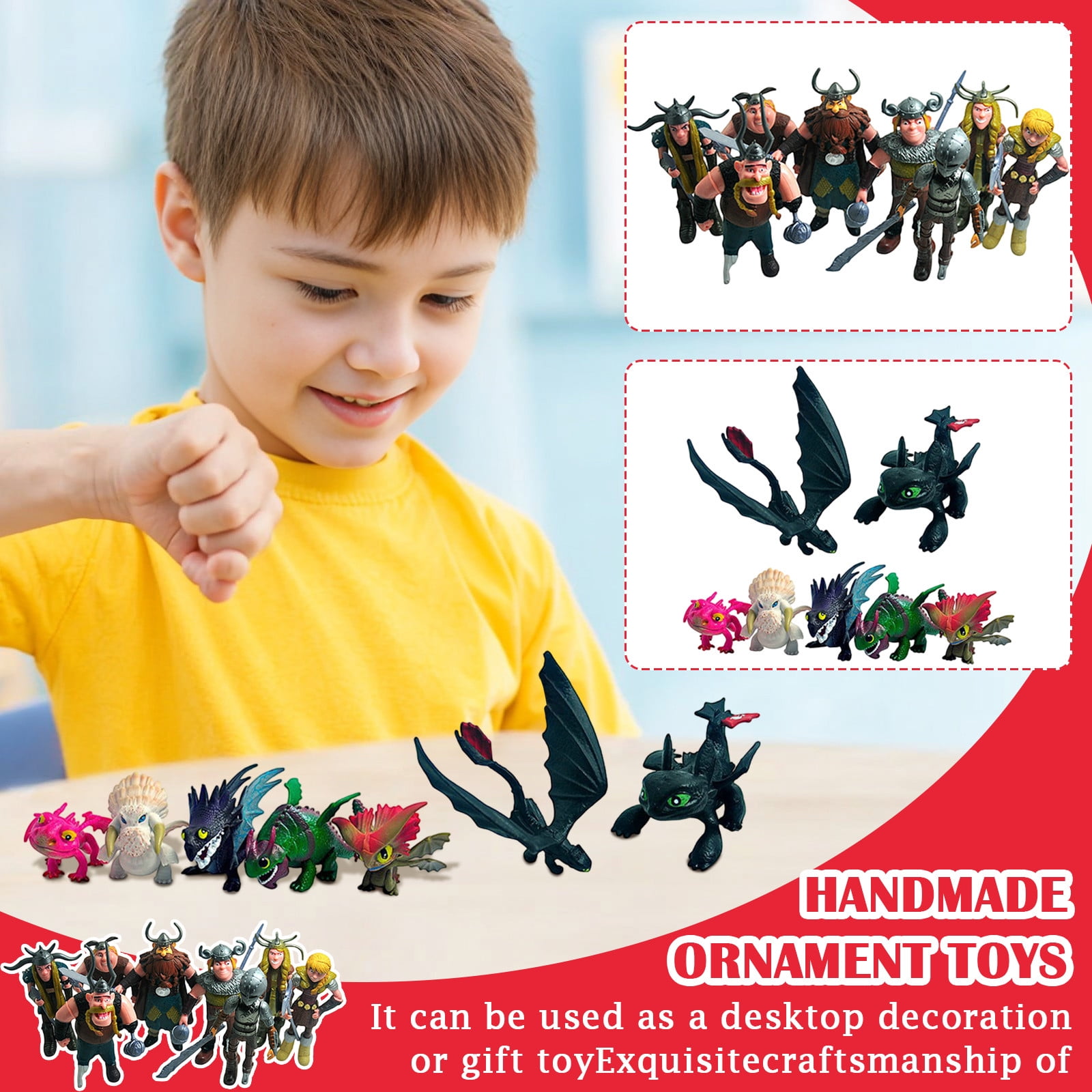 Gomind How to Train Your Dragon - Dragons Action Figure Fan Collectible ...