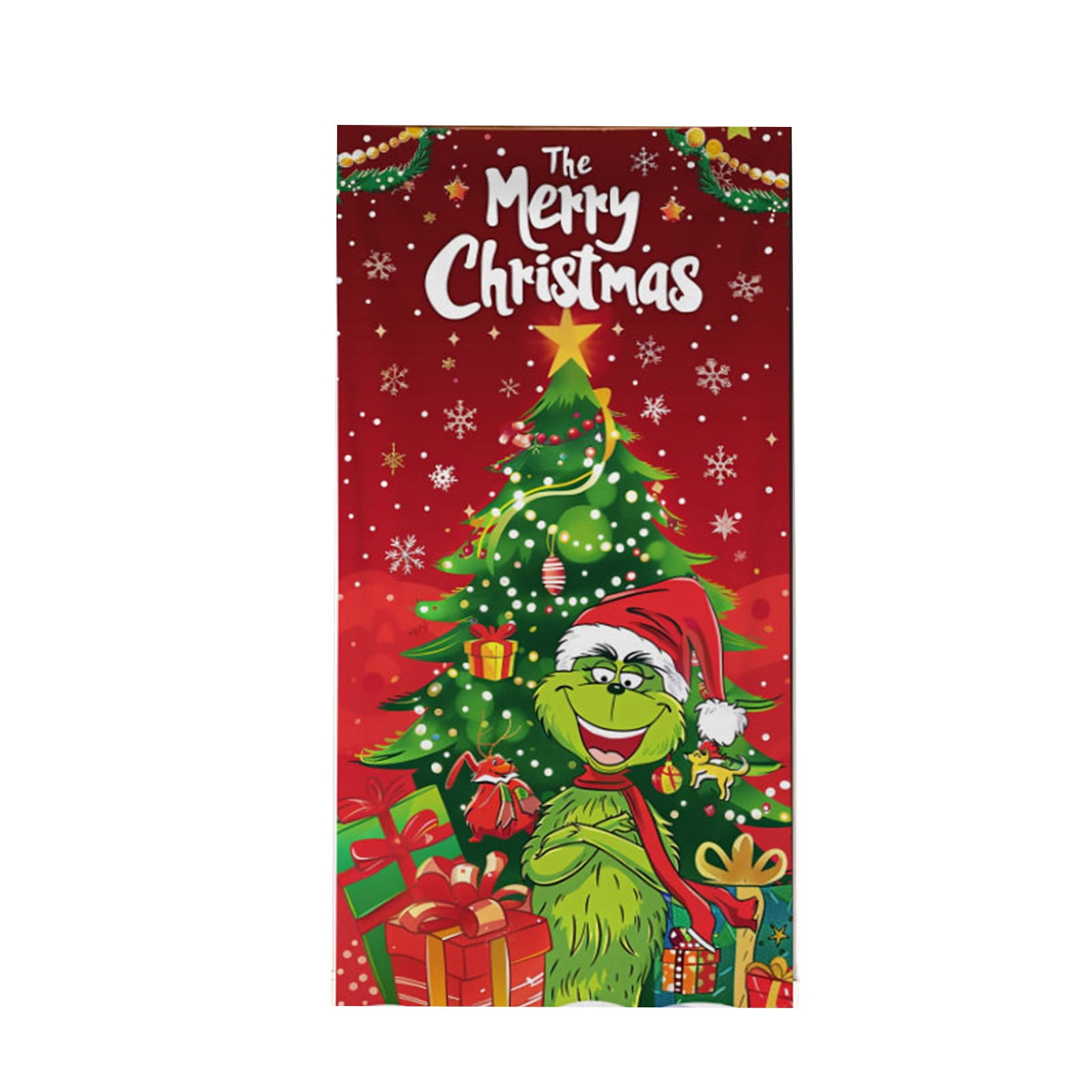 Gomind Welcome To Whoville Banner Grinch Christmas Decorations Merry ...
