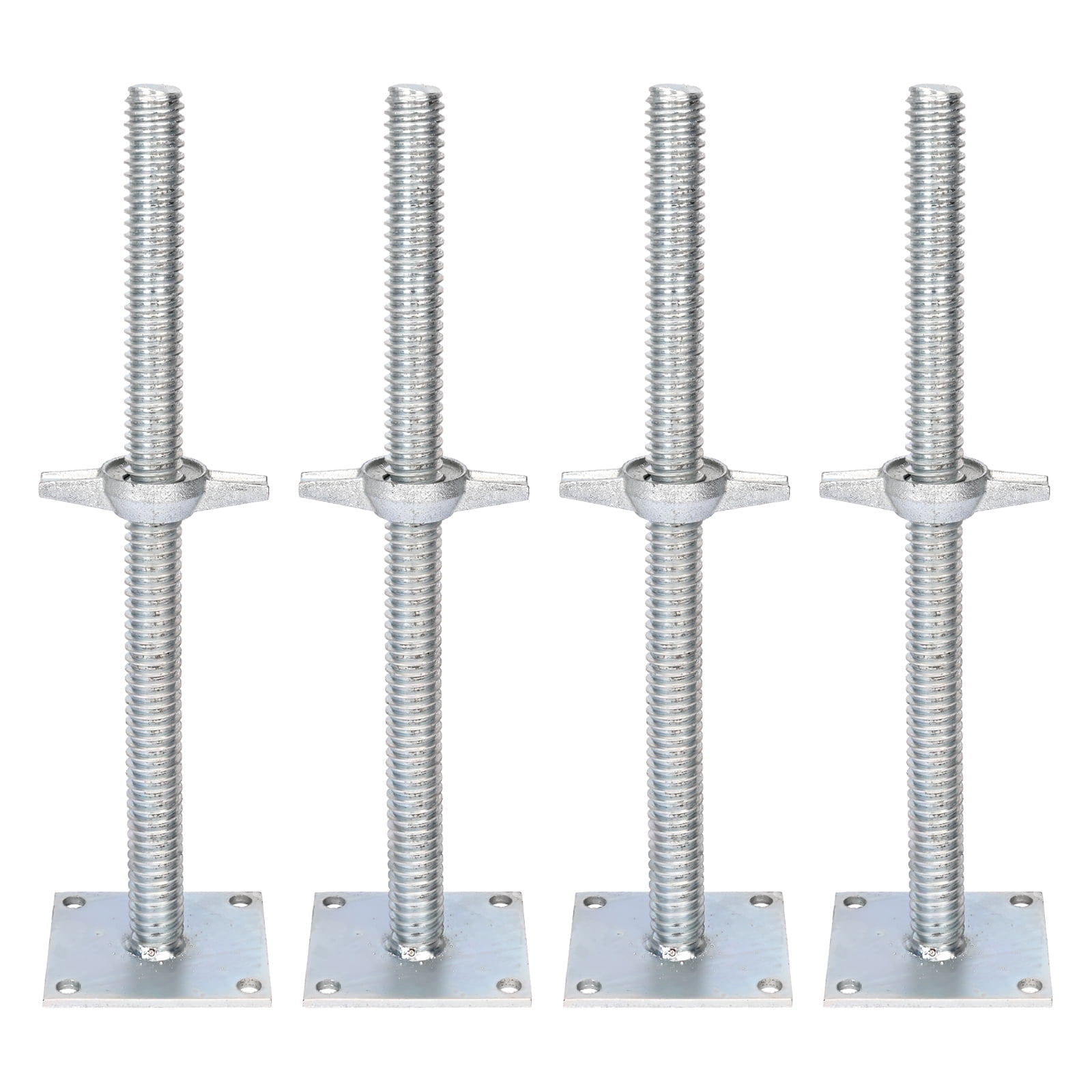 Gomok 4 Pack Adjustable Scaffold Leveling Jack with 1-1/4" OD Base ...