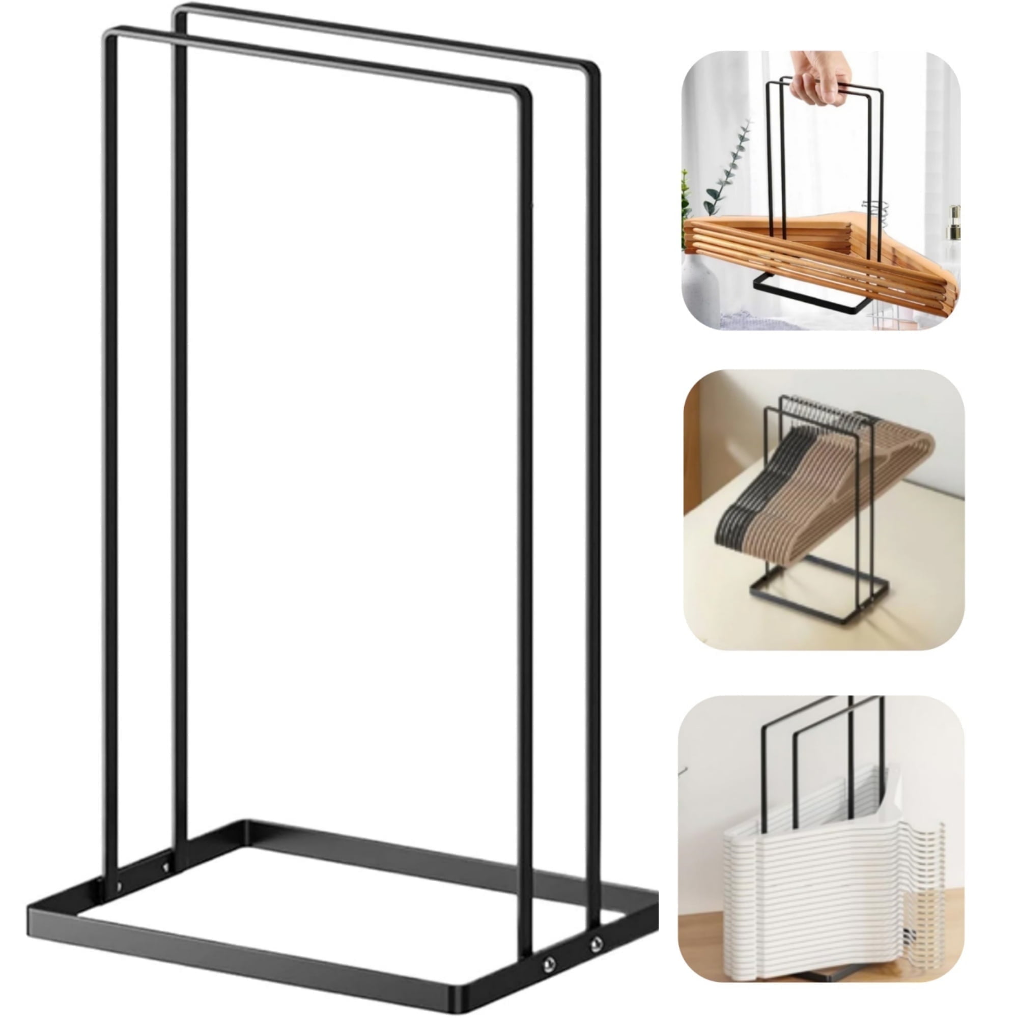 Gomok Hanger Stacker Organizer, Hanger Storage Stand, Clothes Hanger ...