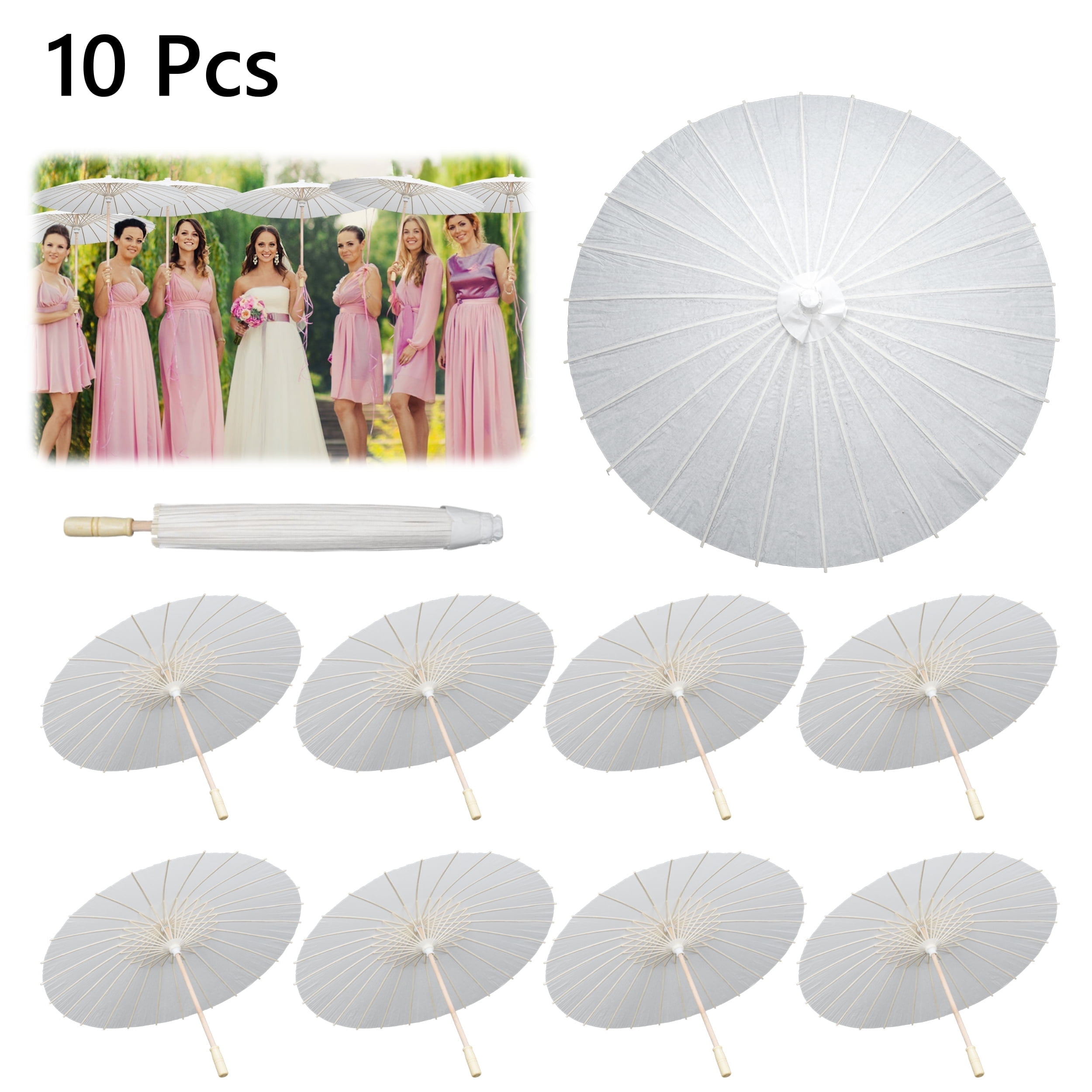 Gomok Parasol Paper Umbrellas, 33'' Decor Chinese Umbrella Parasol for ...