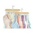 Gomyrod Bra Hanger For Closet Tank Top Hanger 2 Pack W20 Hooks Holds 40 Bras Capacity