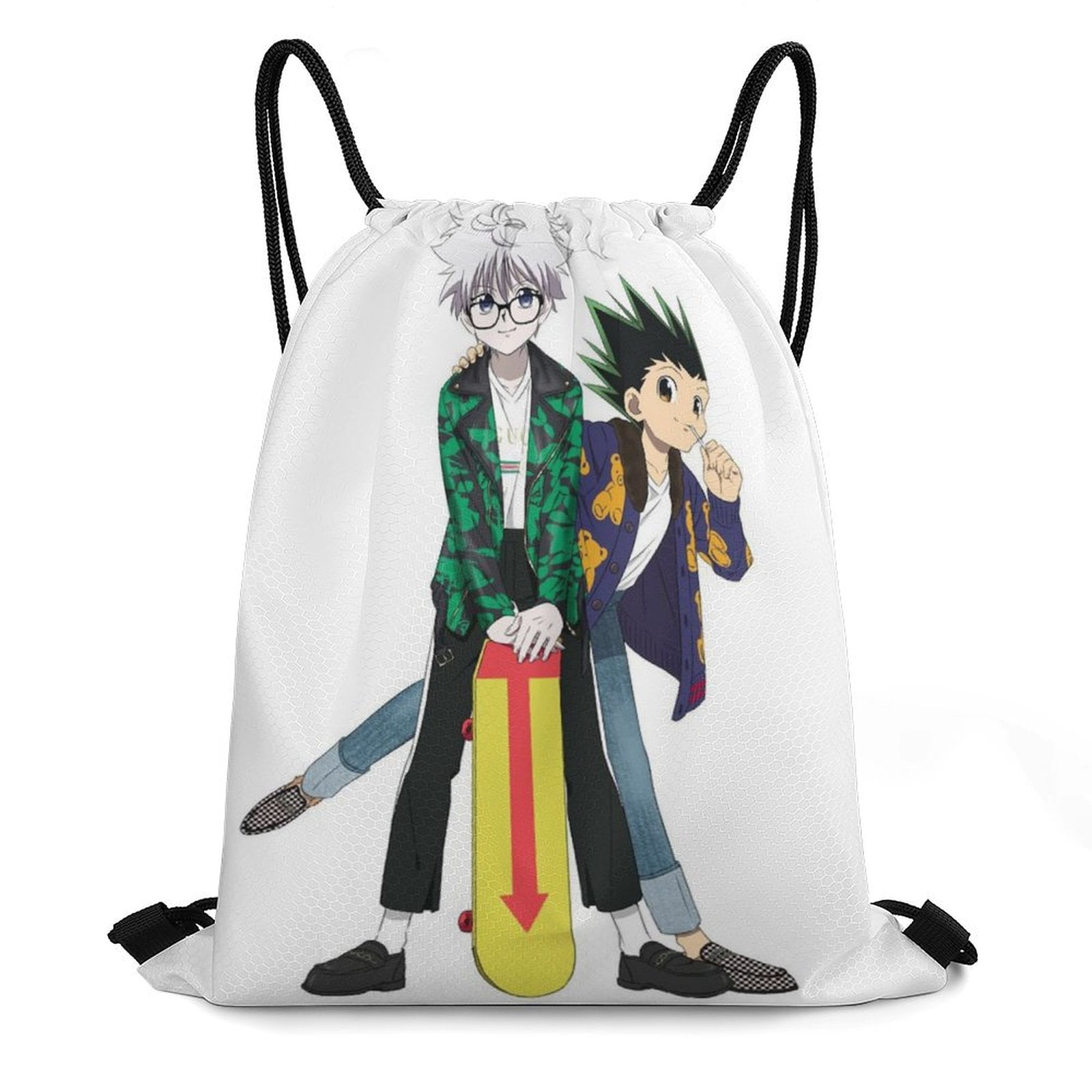 Gon And Killua Bundle Pocket Drawstring Bag Cinch Bags Versatile ...
