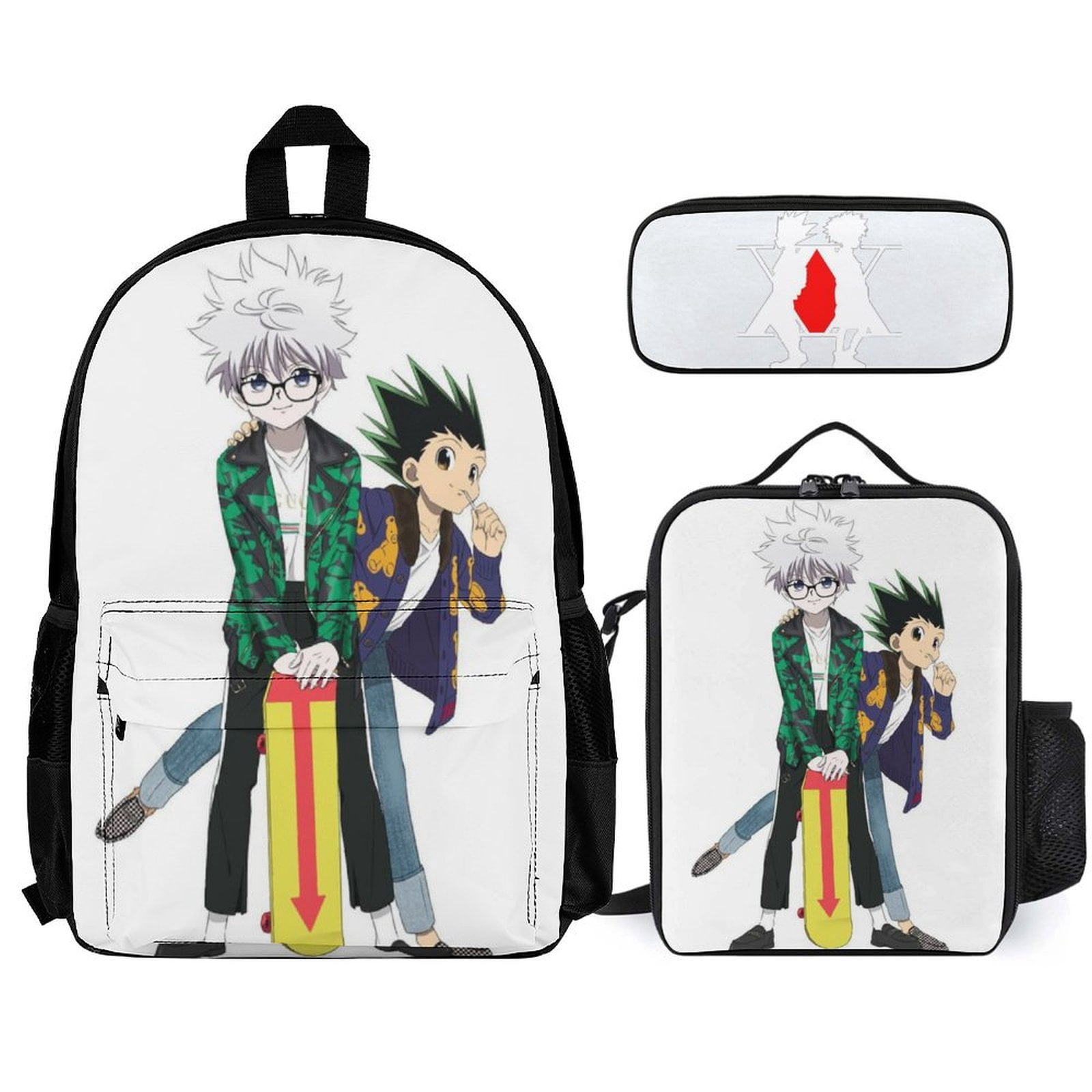 Gon And Killua Hunter X Hunter Backpack Bag Adjustable Shoulder Daypack ...