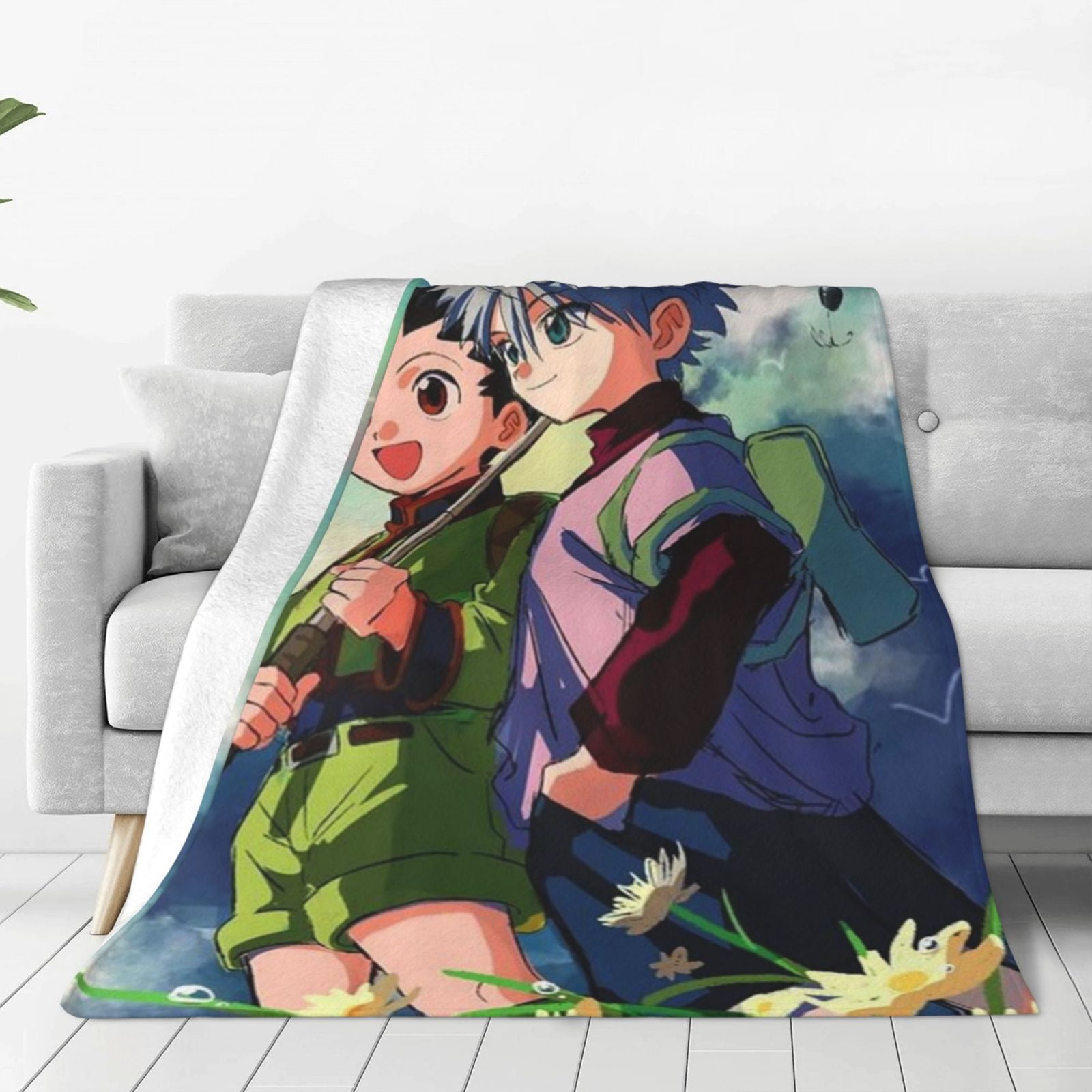 Gon Freecss Hunter x Hunter Flannel Blanket Cozy Ultra-Soft Micro ...