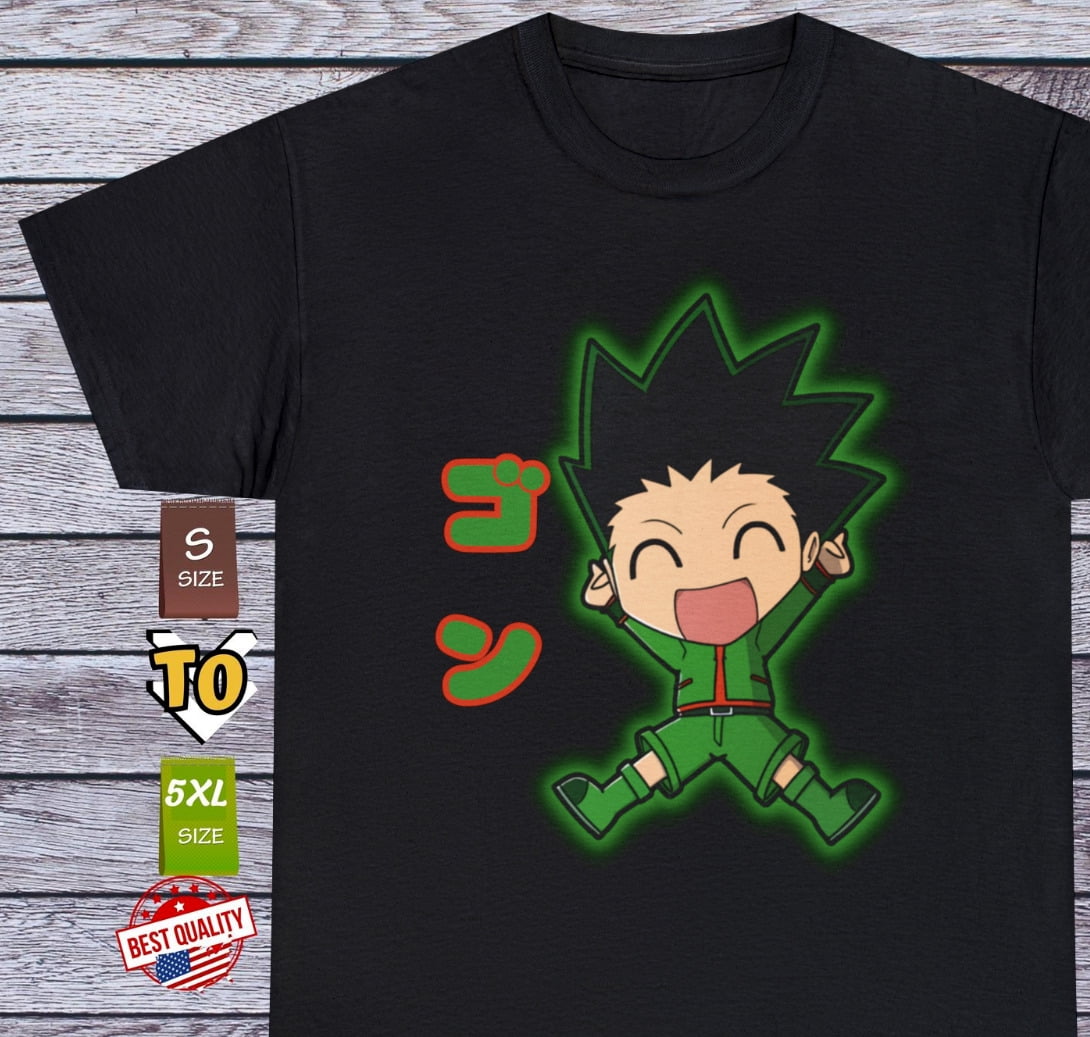 Gon Freecss T Shirt Hunter x Hunter Tee Anime Clothing Manga Cosplay ...