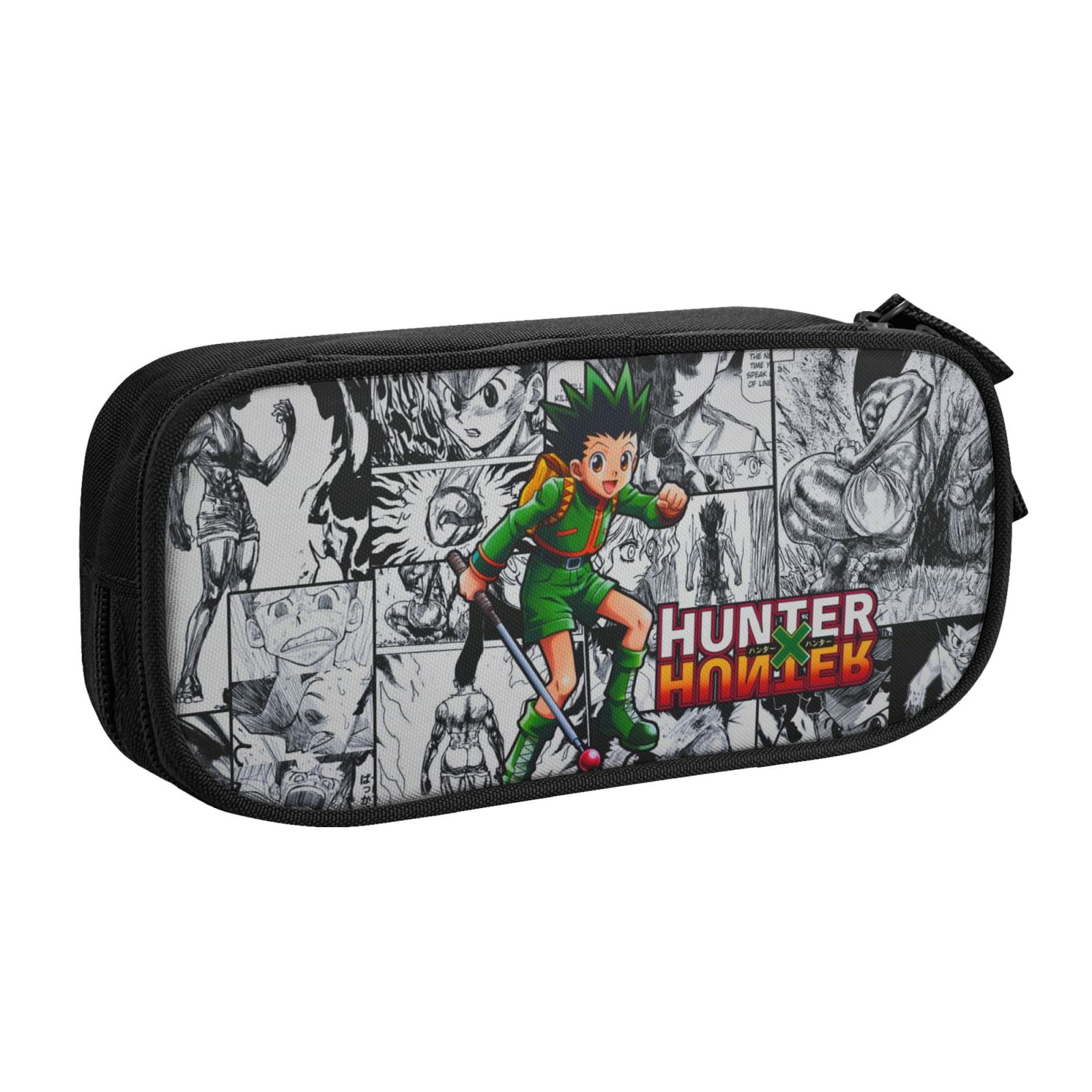 Gon Hunter x Hunter Anime Pencil Case Large Capacity Pencilcase Double ...